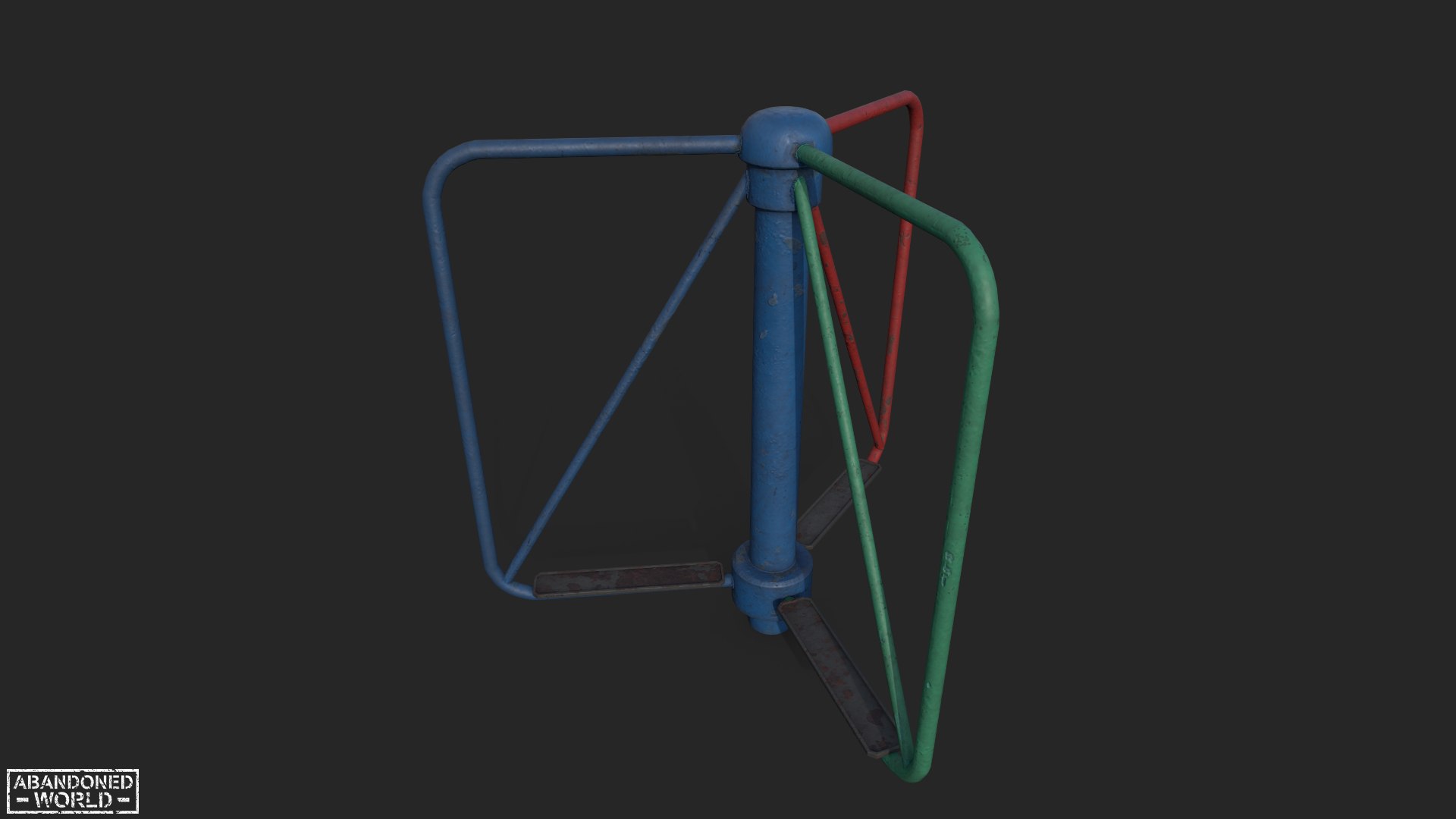 3D Old Playground Props Set Vol.2 - TurboSquid 2176246