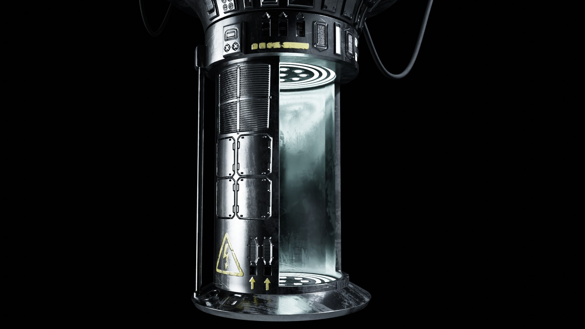 3D Sci-fi Teleporter - TurboSquid 1743781