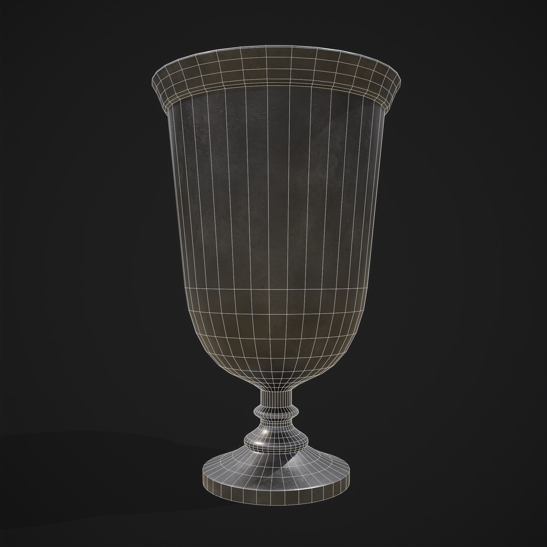 3D Pewter Goblet - TurboSquid 1831394