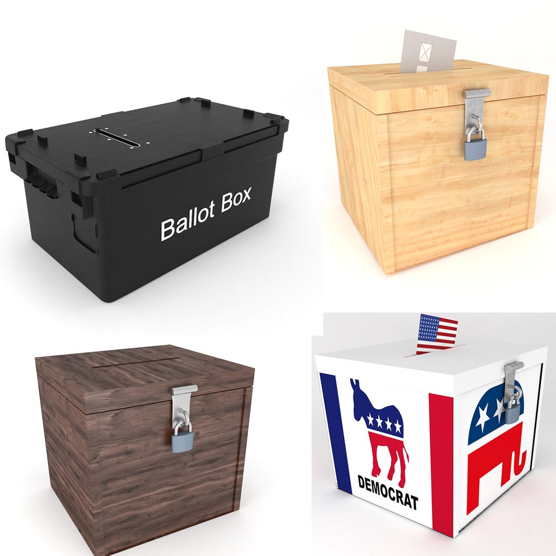 Ballot Boxes 3D Model - TurboSquid 1602010