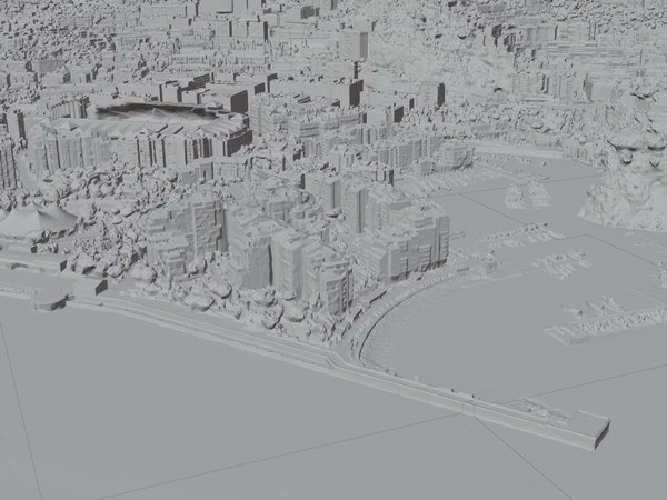3D monaco city model - TurboSquid 1689828
