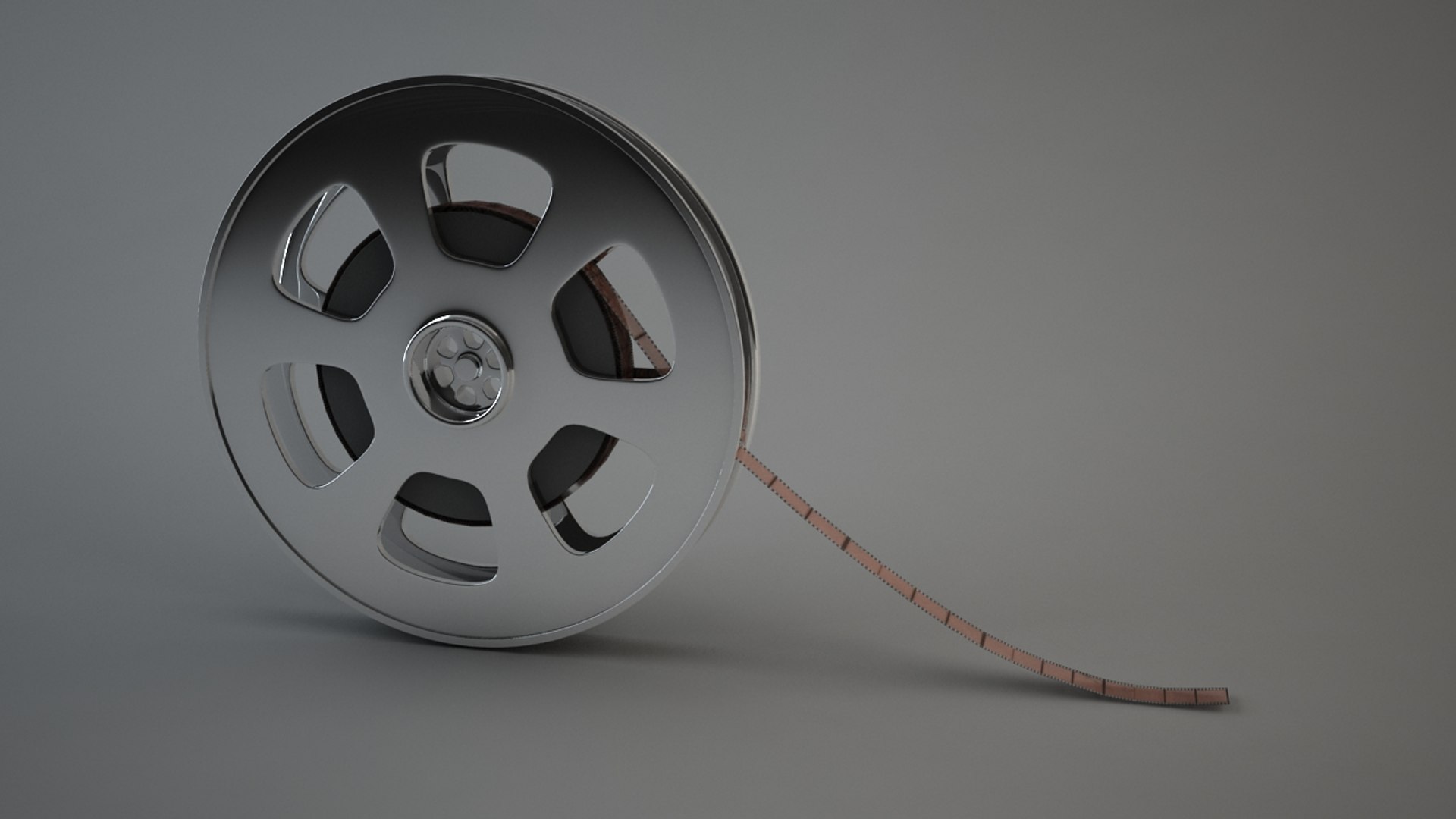 Film Reel 3d Model
