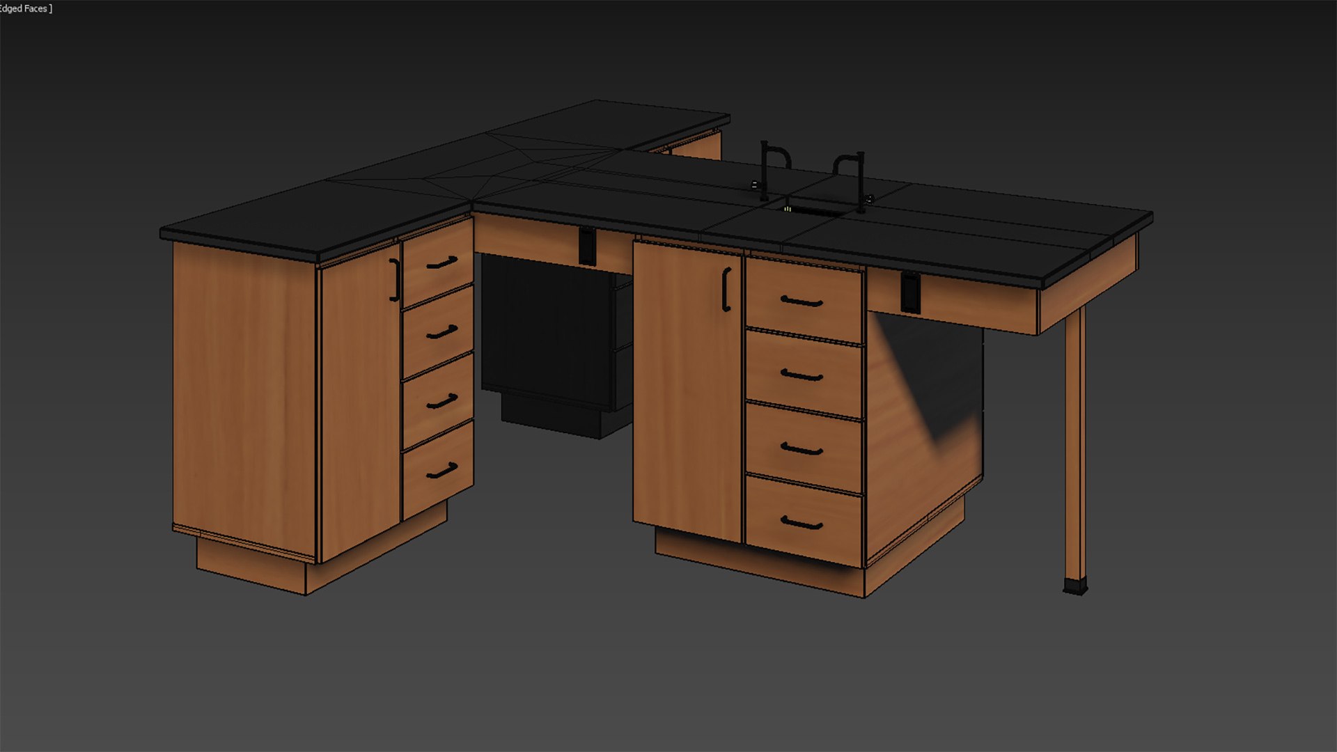 3D Realistic Table Laboratory - TurboSquid 1447452