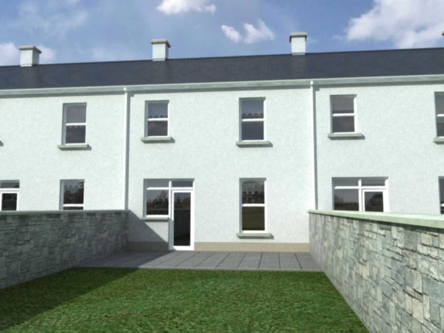 3d Model Terraced Houses