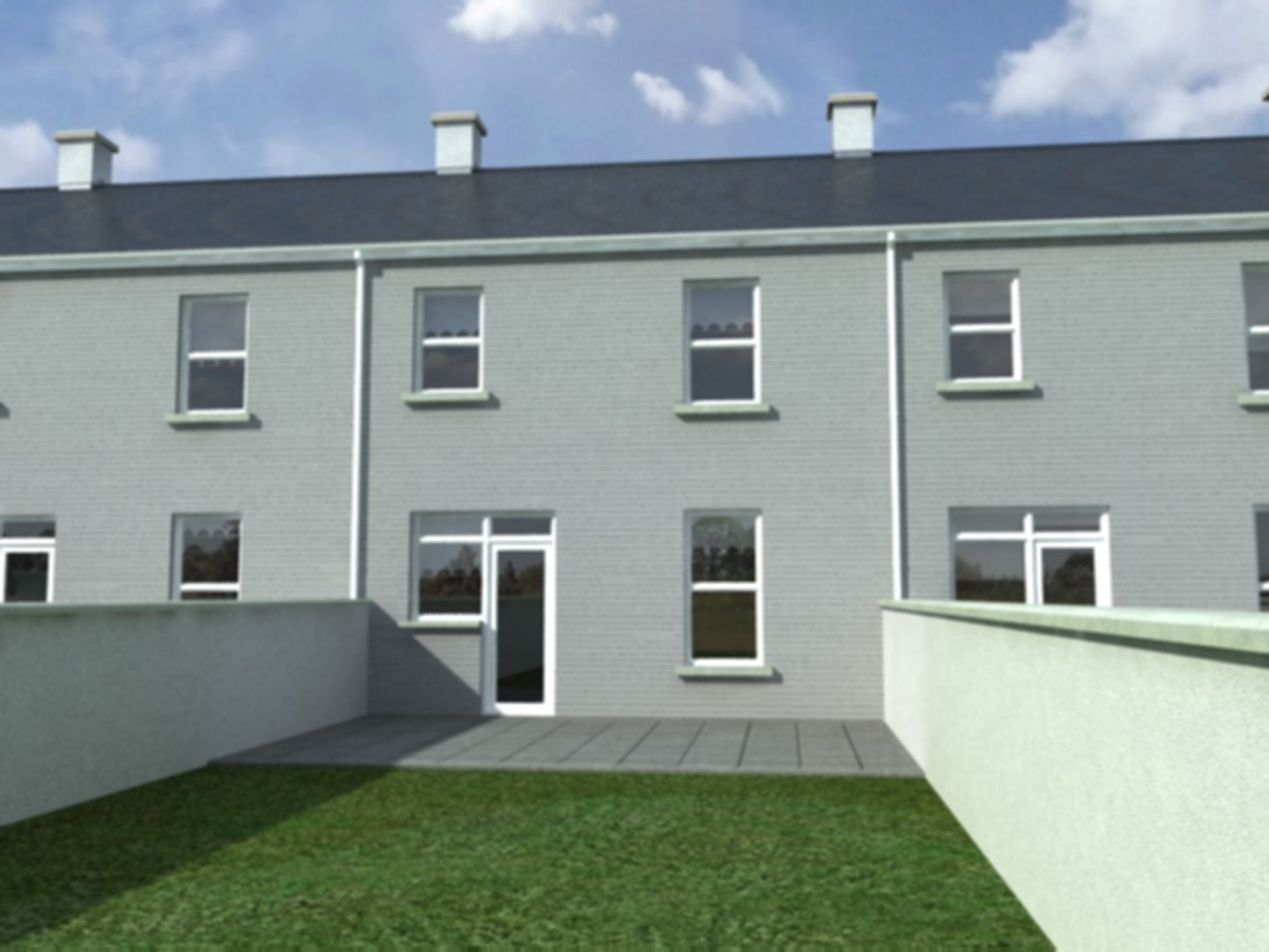 3d Model Terraced Houses