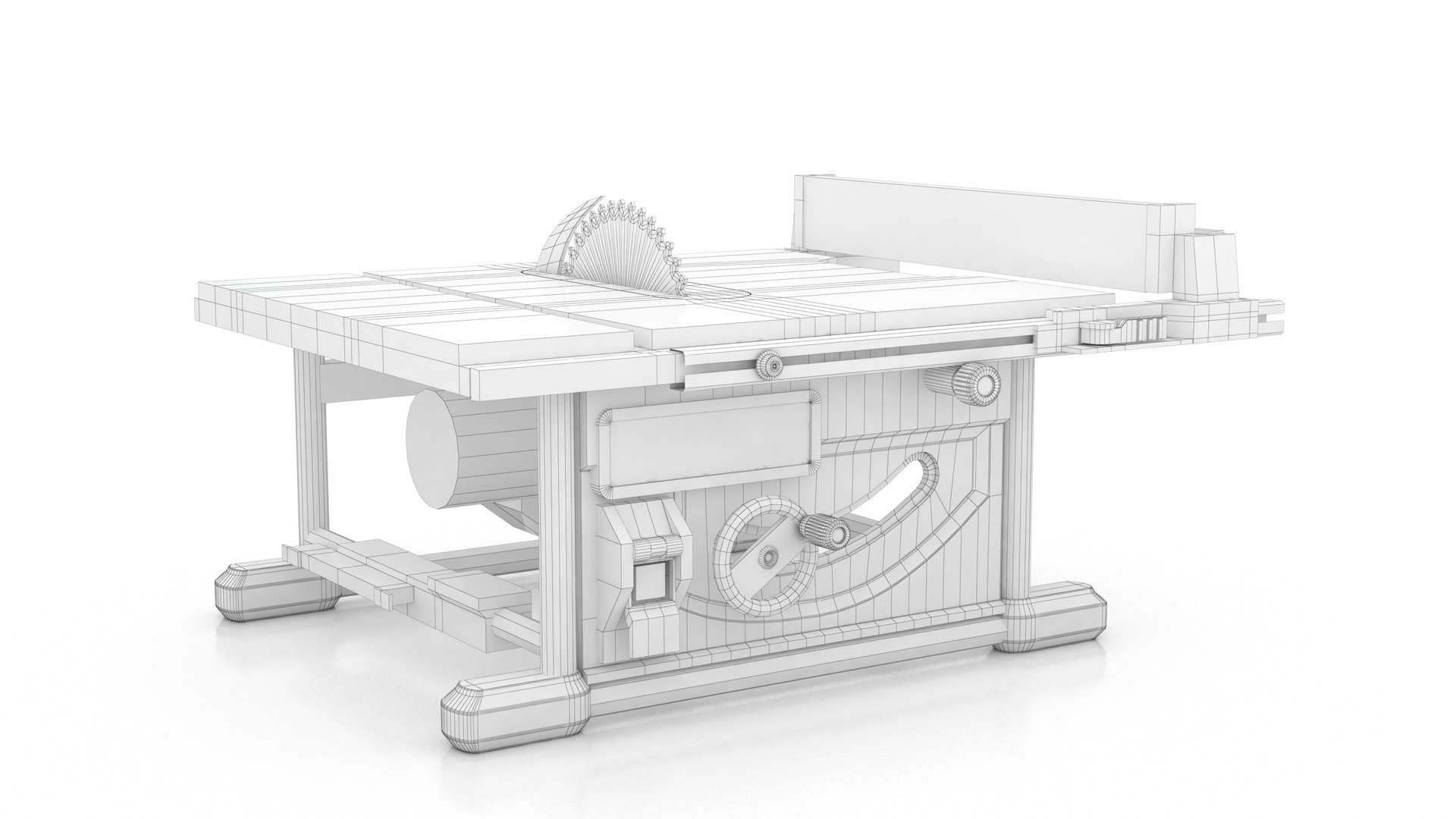 Table saw 3D model - TurboSquid 2030764