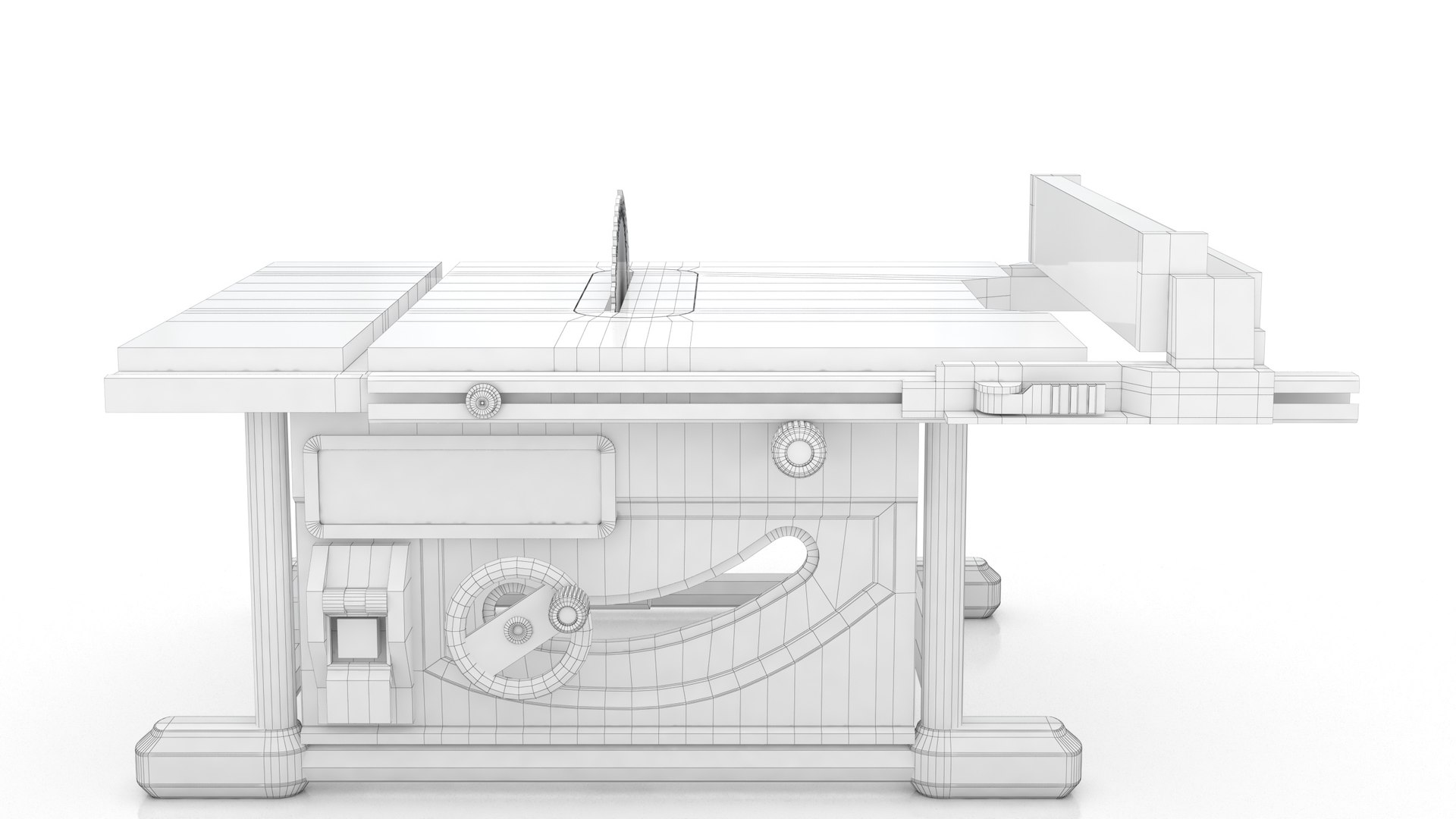 Table saw 3D model - TurboSquid 2030764