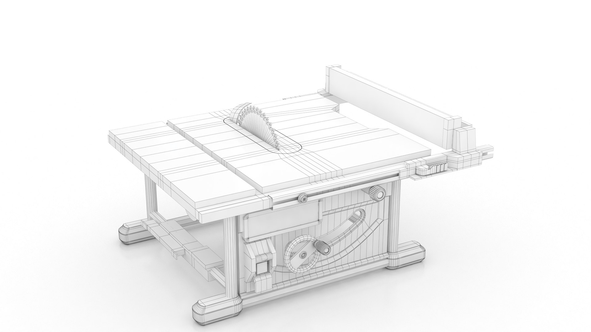 Table saw 3D model - TurboSquid 2030764
