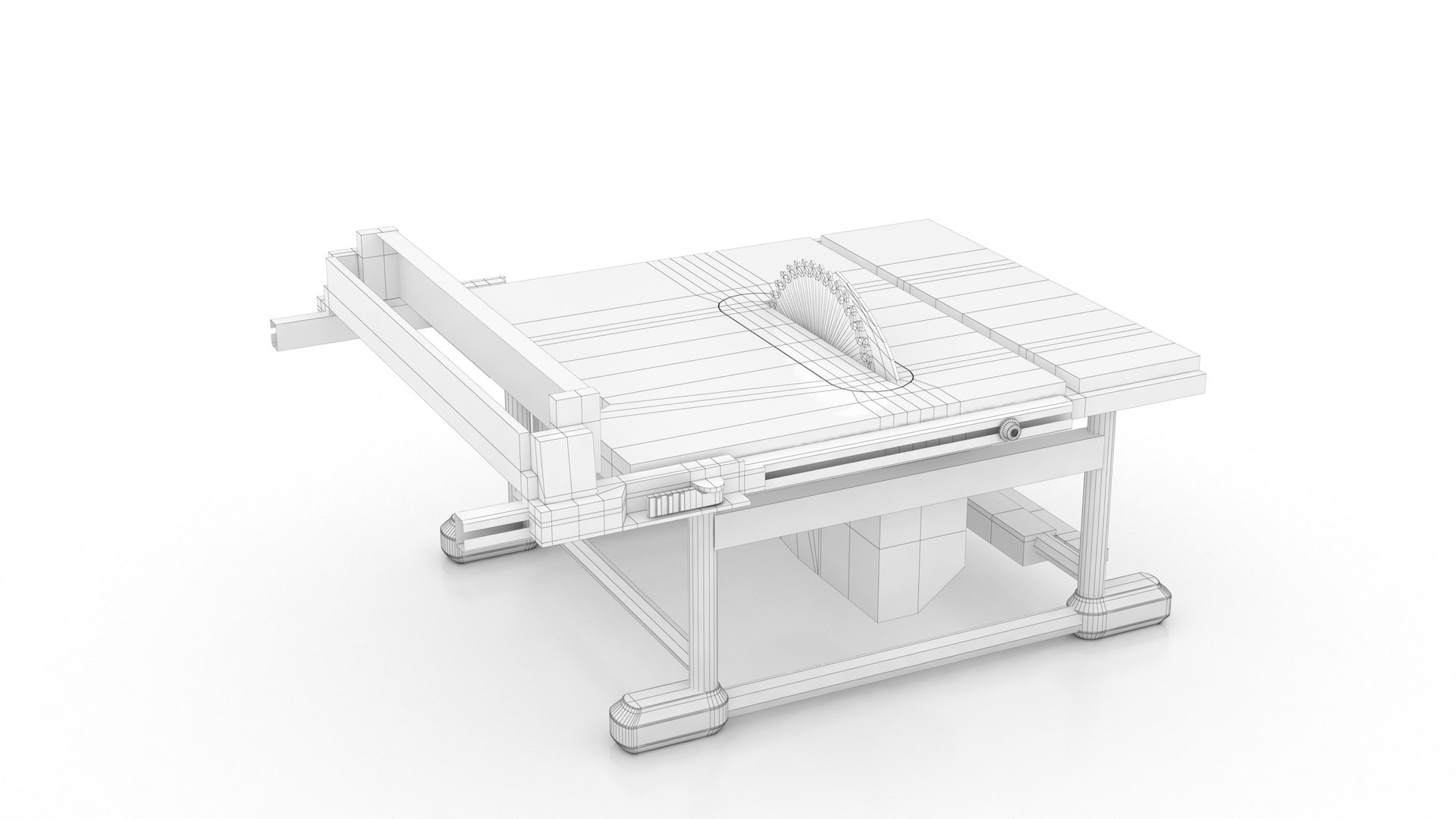 Table saw 3D model - TurboSquid 2030764