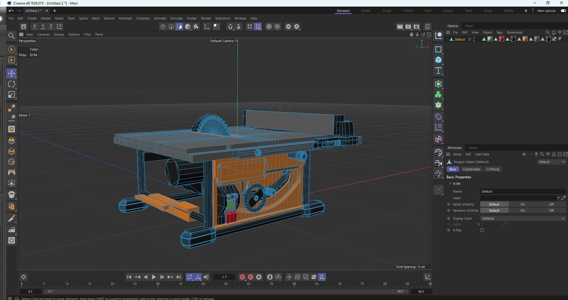 Table saw 3D model - TurboSquid 2030764
