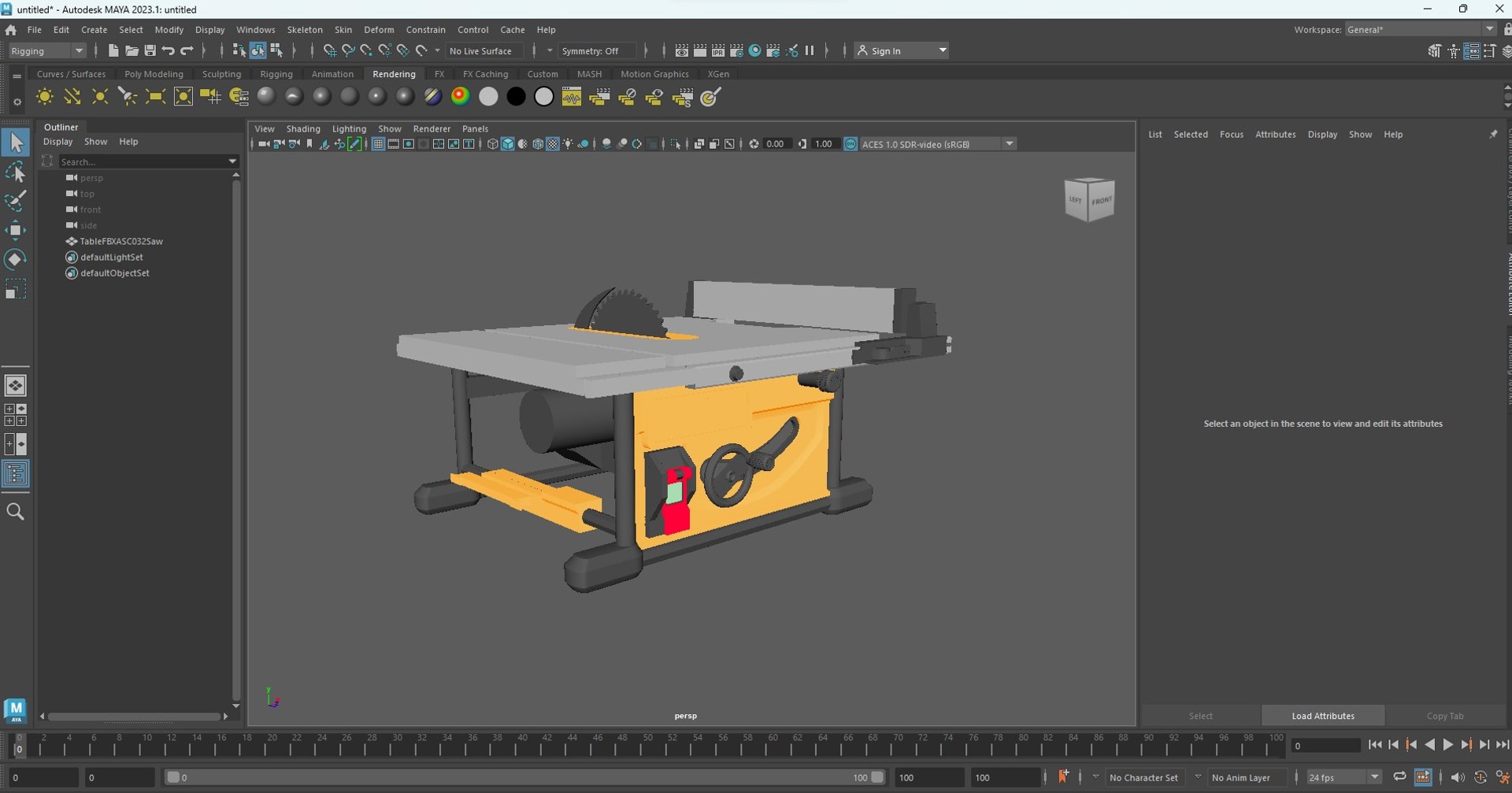Table saw 3D model - TurboSquid 2030764