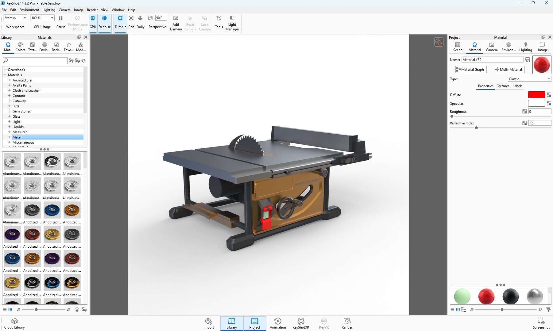 Table saw 3D model - TurboSquid 2030764