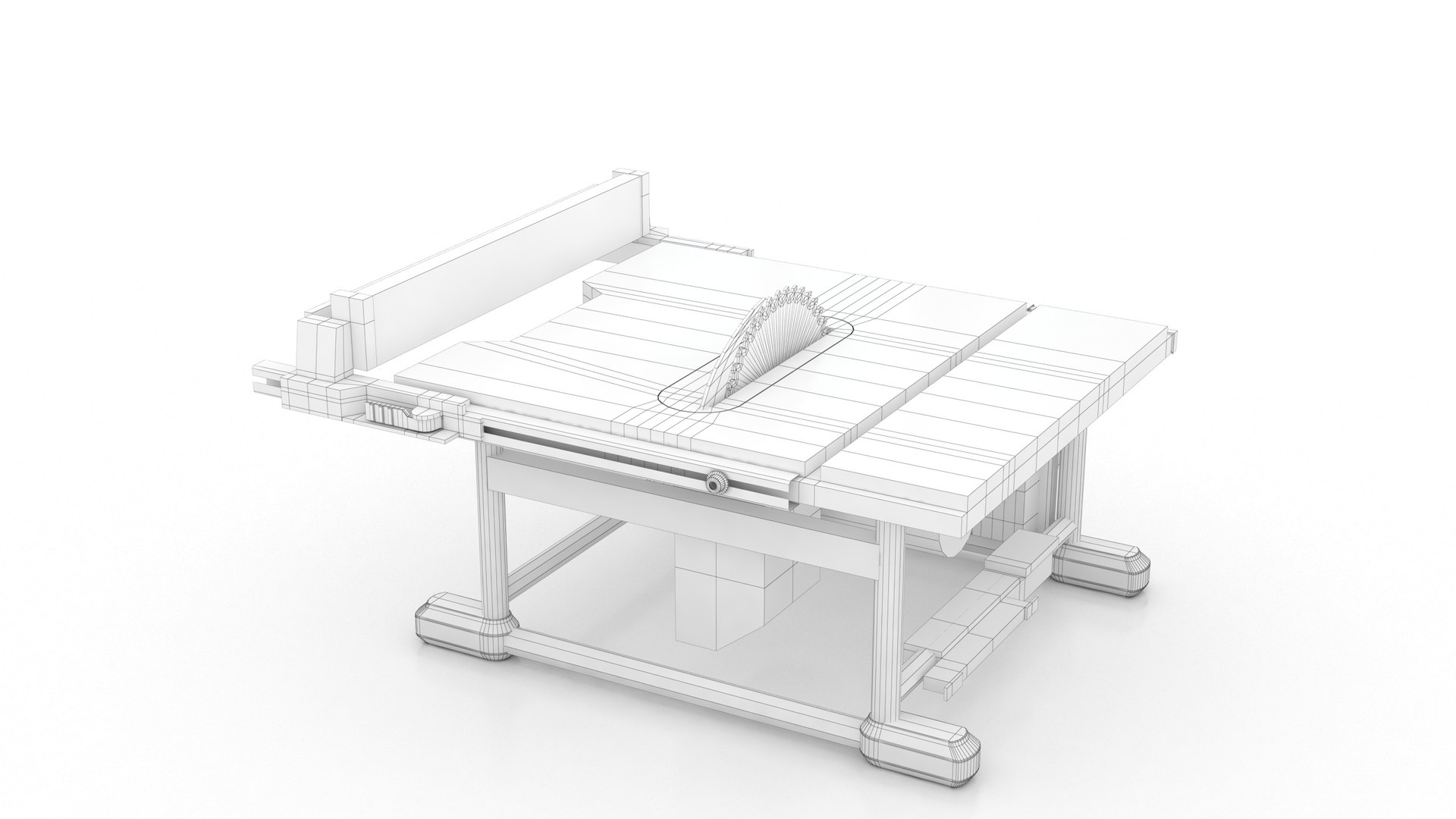 Table saw 3D model - TurboSquid 2030764