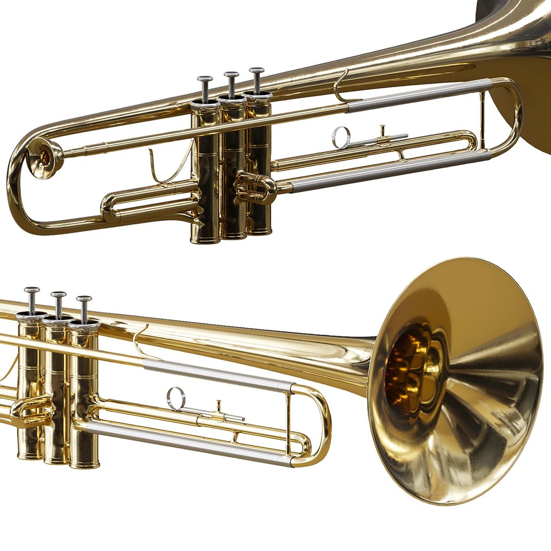 Jupiter JTR 408L Lacquer Trumpet 3D - TurboSquid 1977001