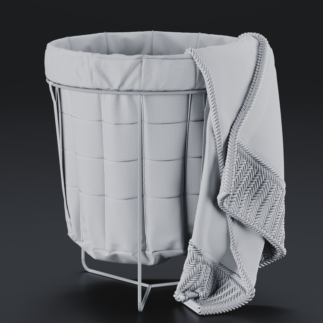 3D Model Laundry Basket - TurboSquid 1779625