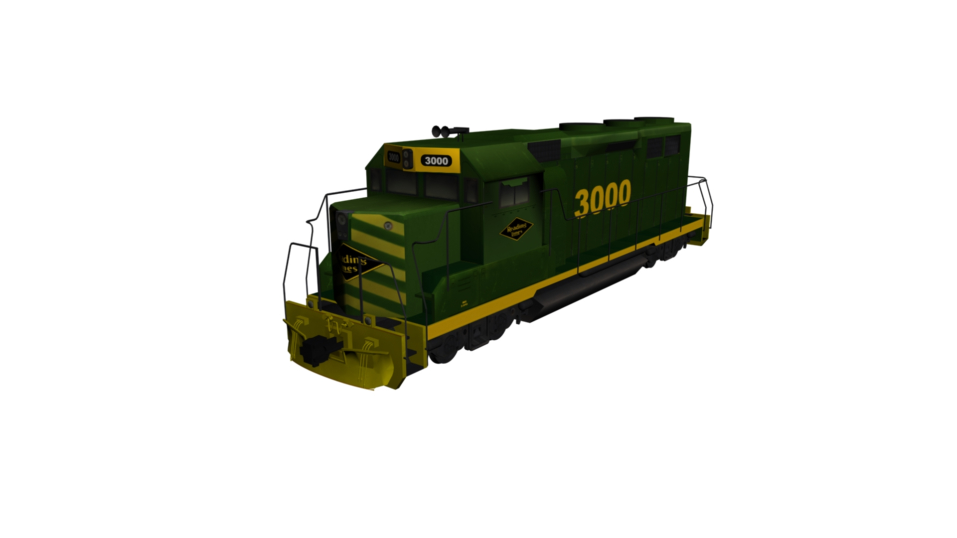 3D EMD GP40 2 - TurboSquid 2099726