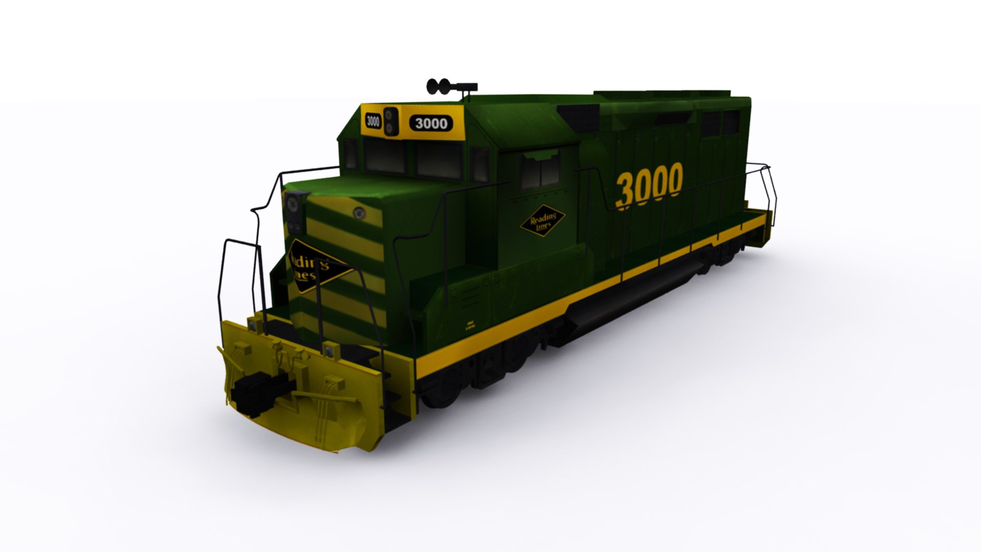 3D EMD GP40 2 - TurboSquid 2099726