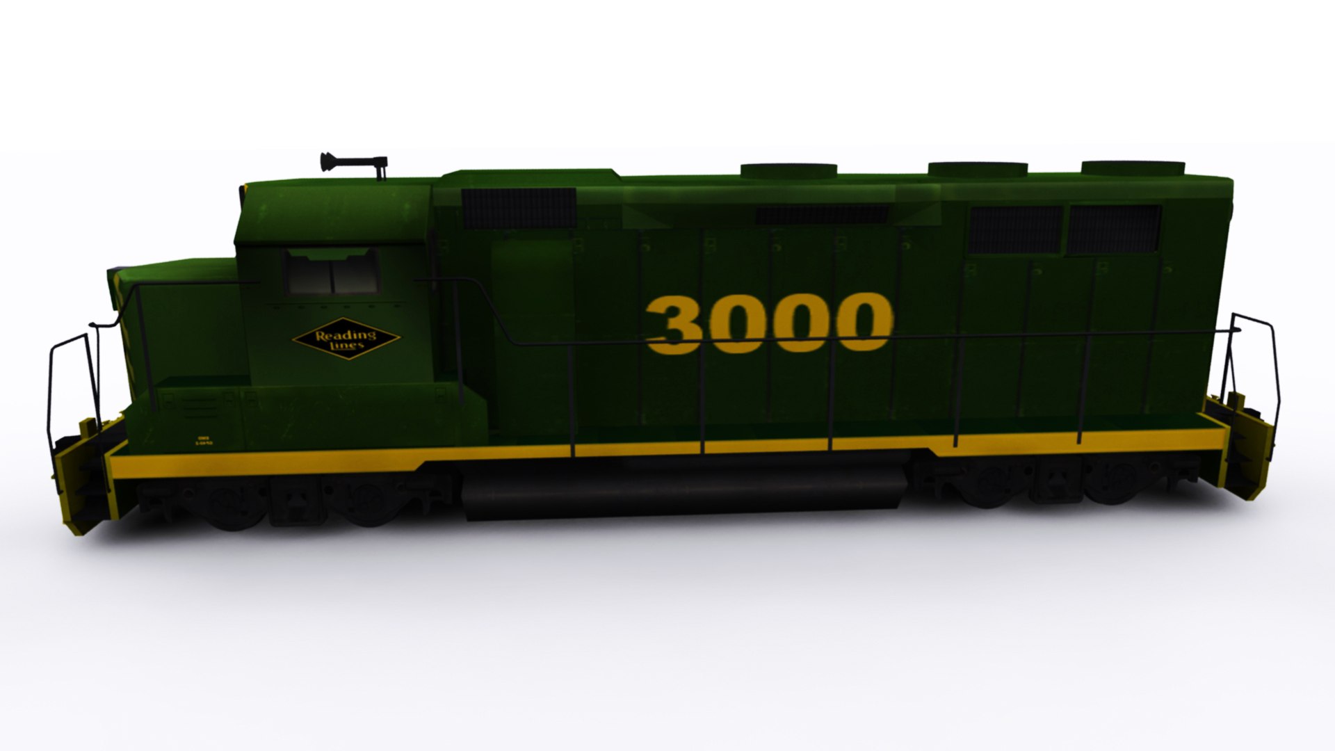 3D EMD GP40 2 - TurboSquid 2099726
