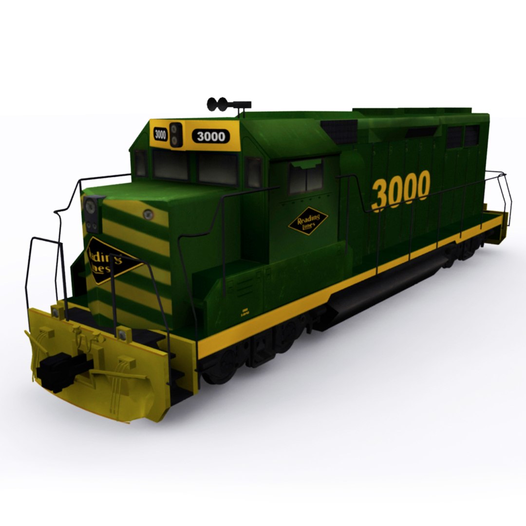 3D EMD GP40 2 - TurboSquid 2099726