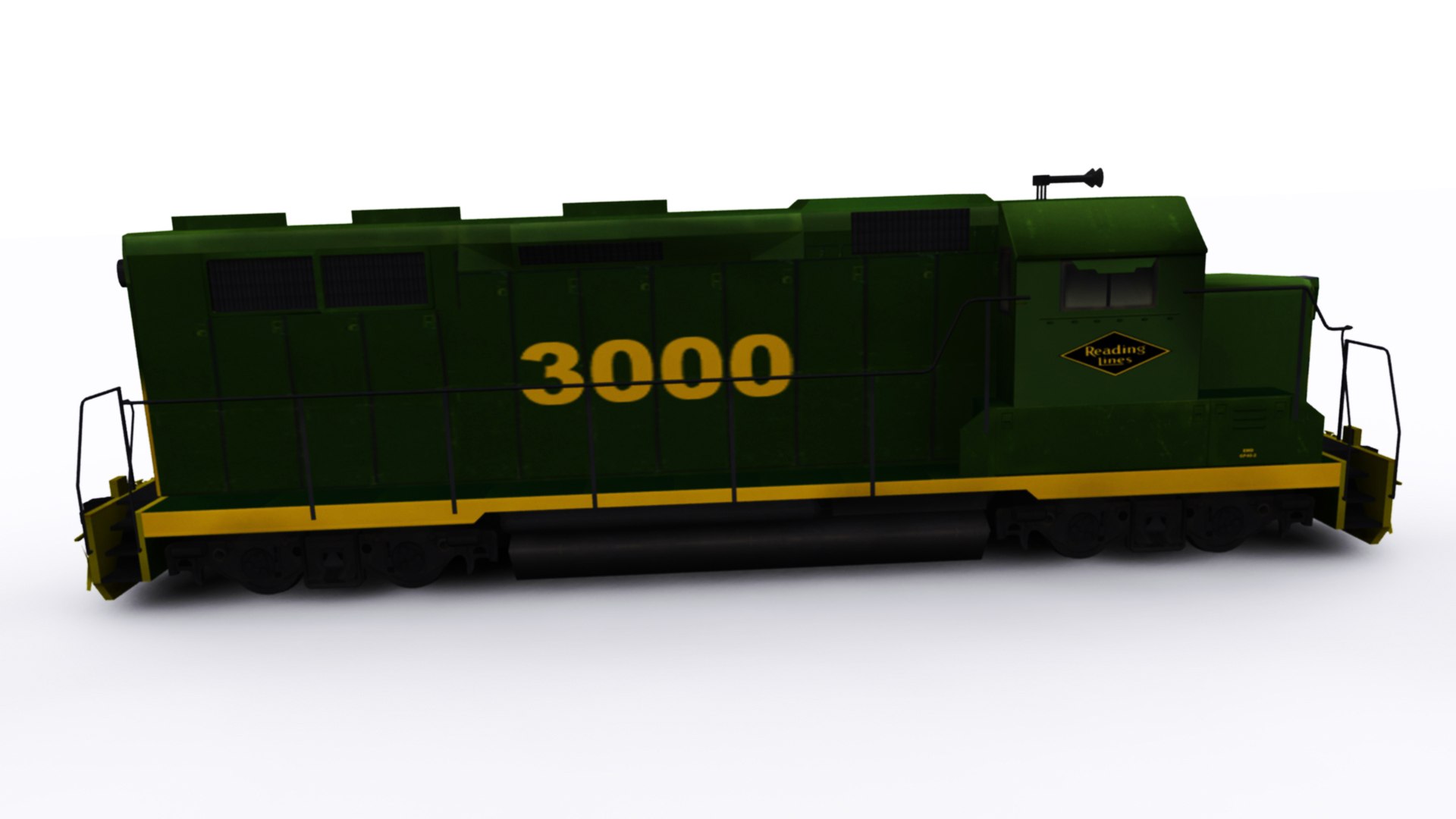 3D EMD GP40 2 - TurboSquid 2099726