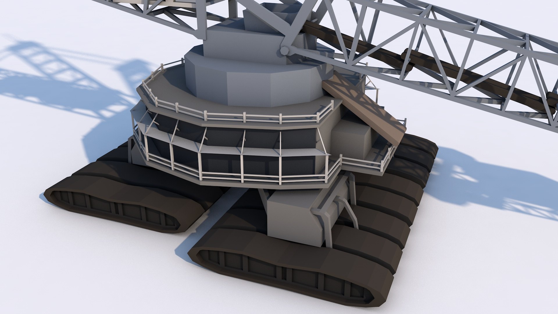 Mining Multi Bucket Wheel Excavator 3D Model - TurboSquid 2215688