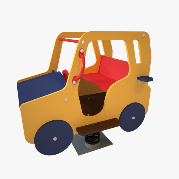 Playground spring car 3D model - TurboSquid 1237254