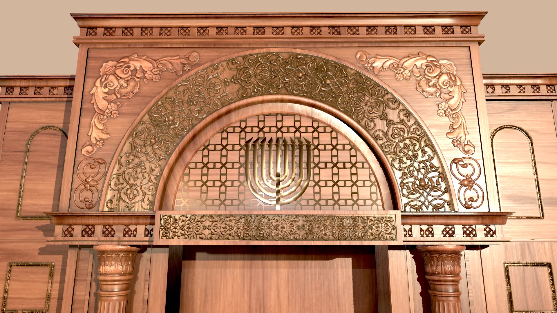 Aron Kodesh 3D Model - TurboSquid 1368082