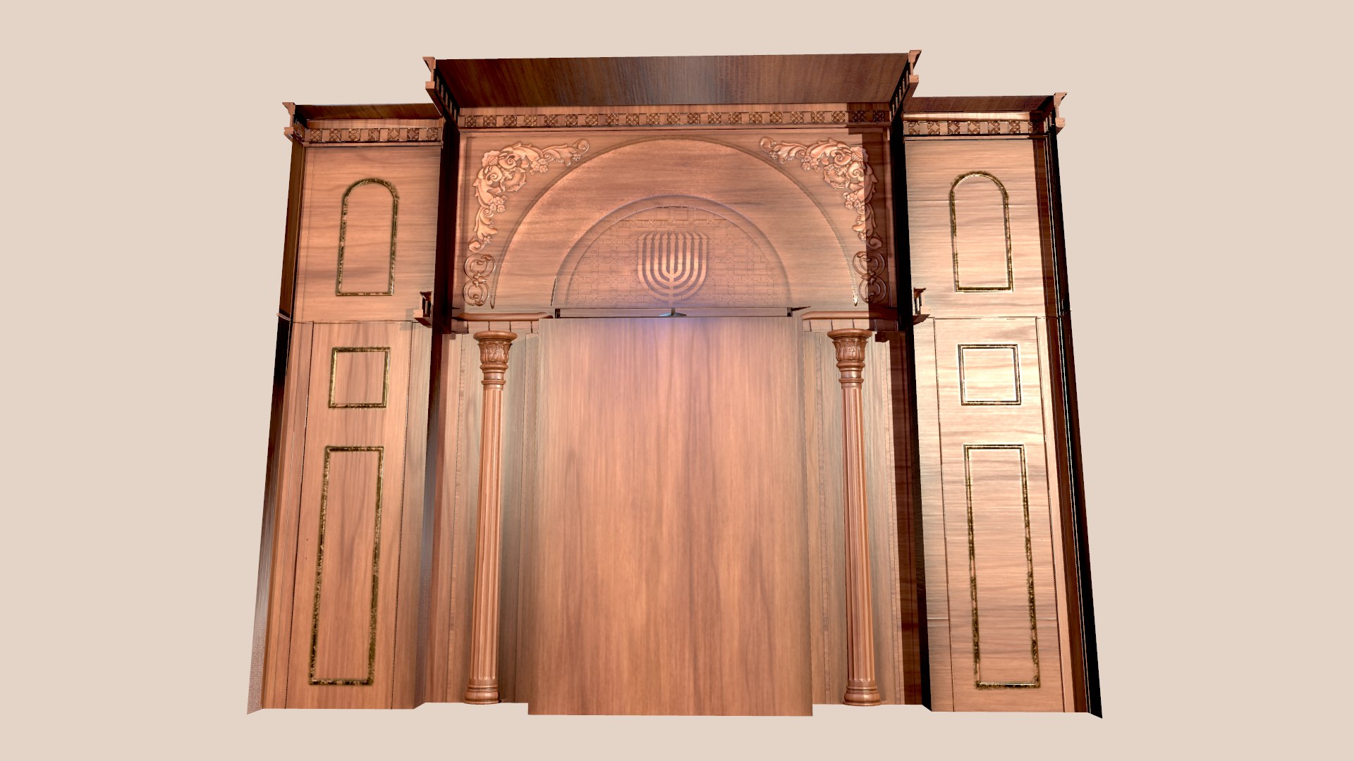 Aron Kodesh 3D Model - TurboSquid 1368082