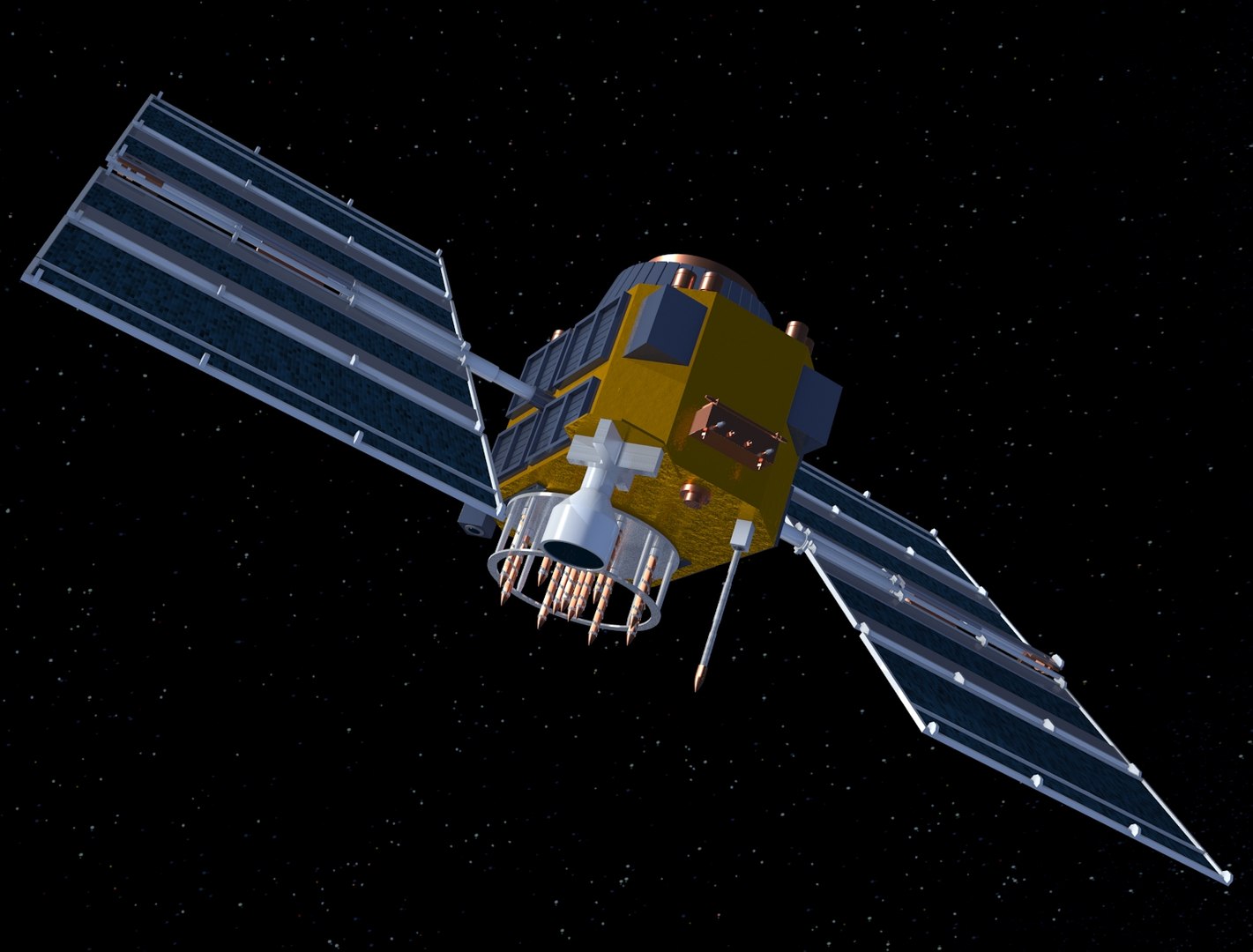 3d Max Gps Satellite