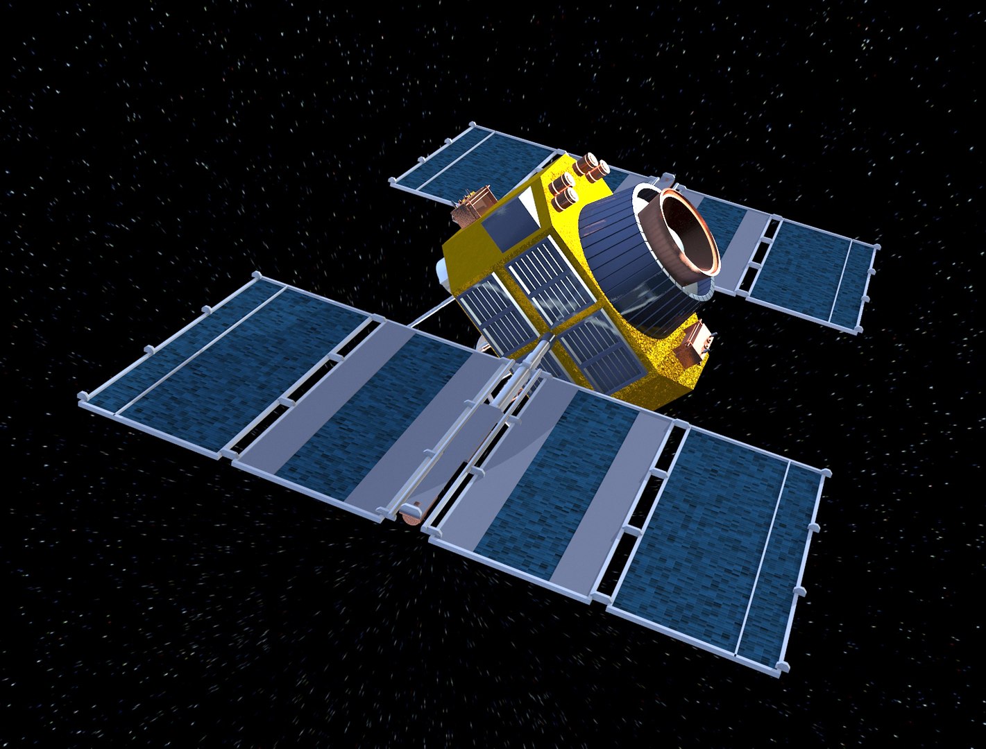 3d Max Gps Satellite