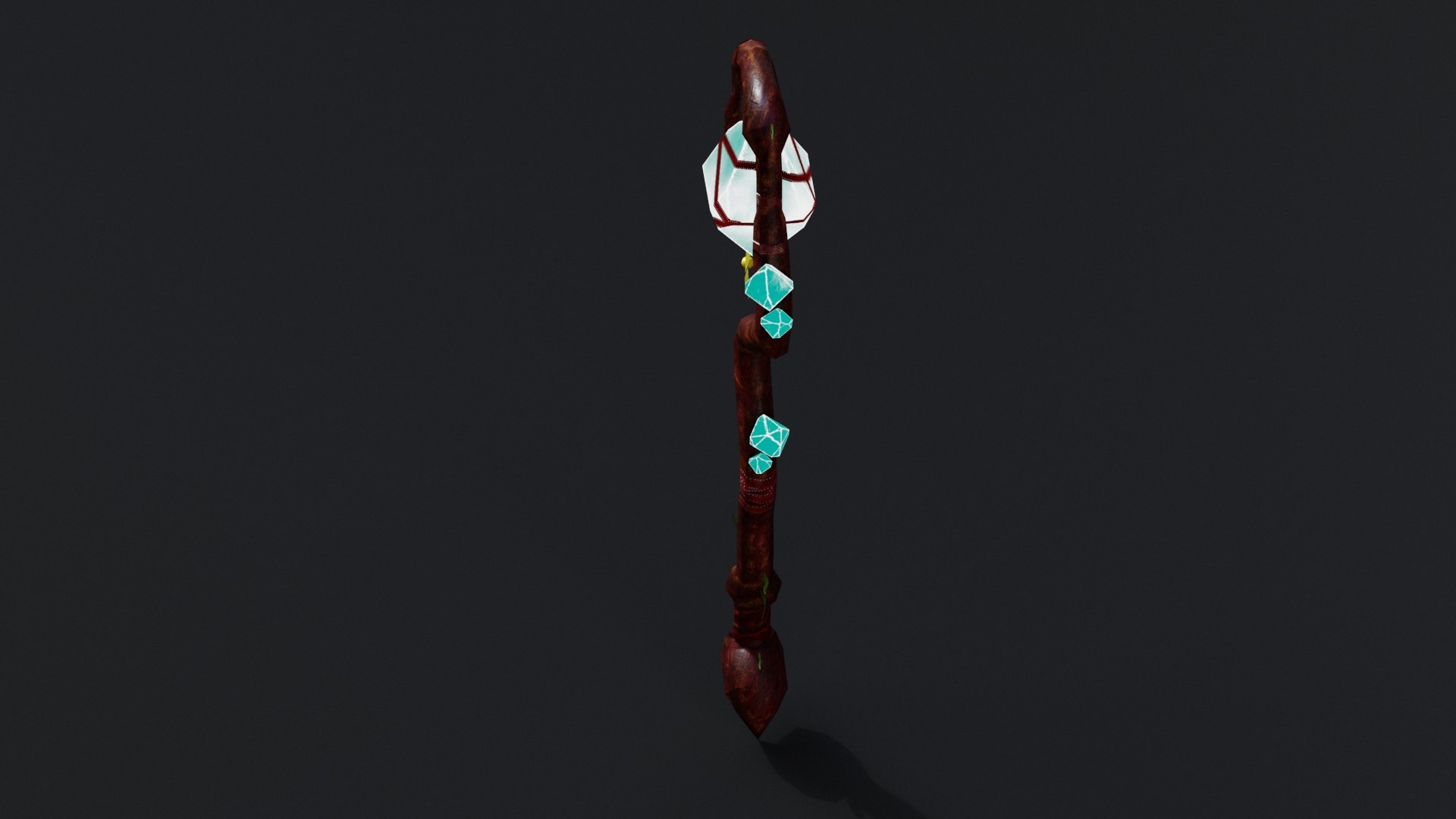 Staff 3D Model - TurboSquid 1541991