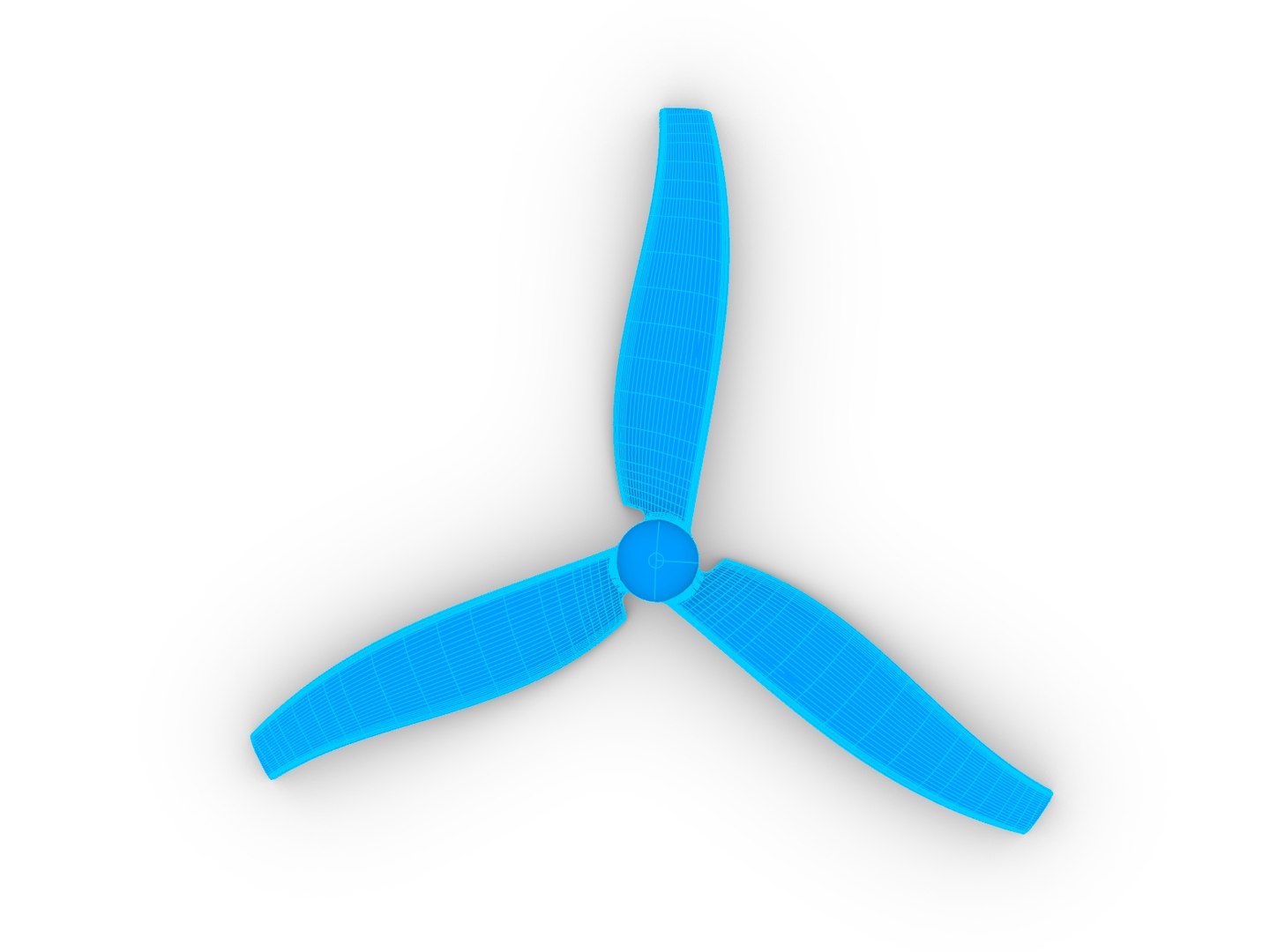 3 Wings Drone Propeller 3D Model - TurboSquid 1458036