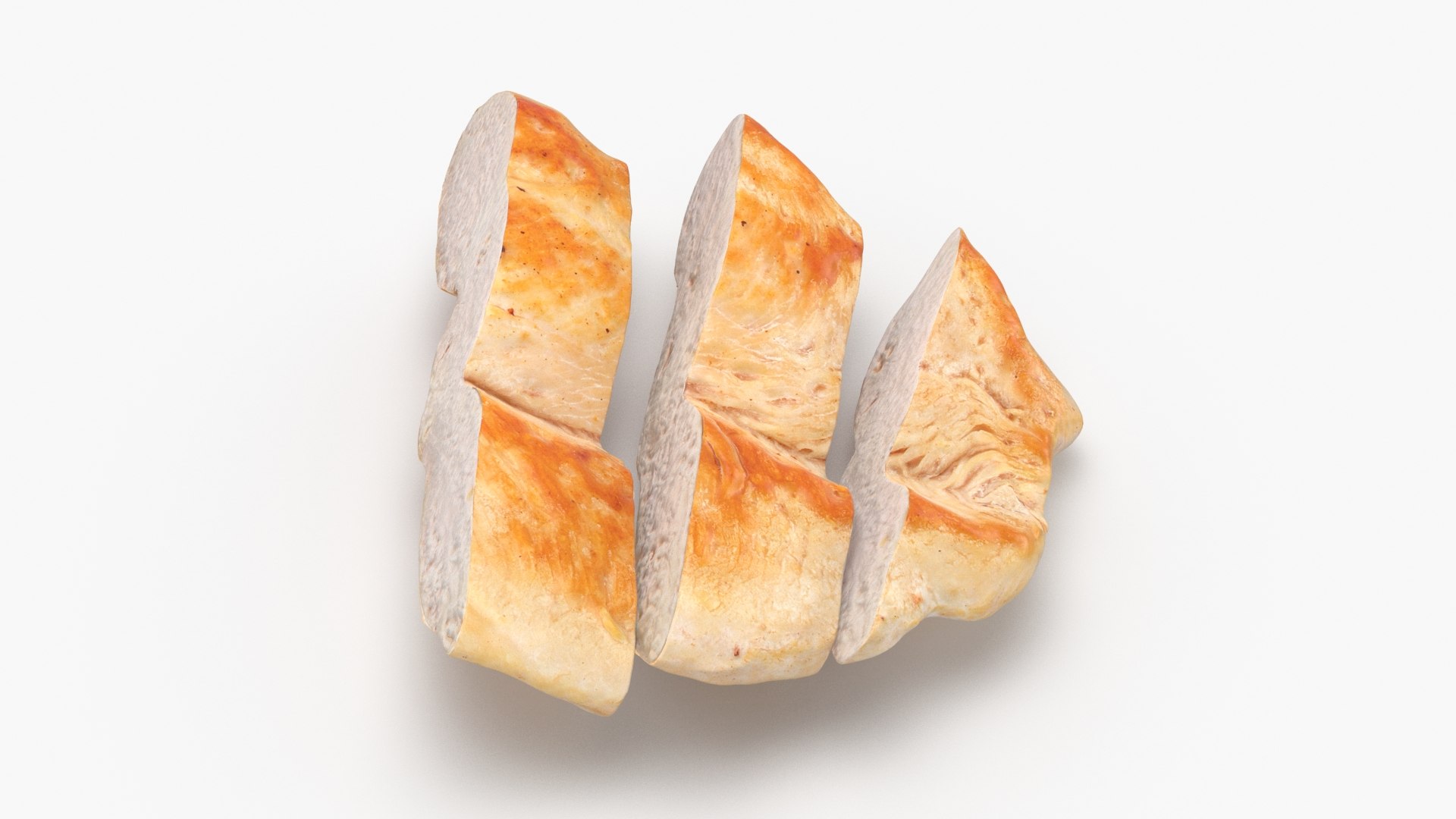 Sliced Grilled Chicken Breast 3D Model - TurboSquid 2079079