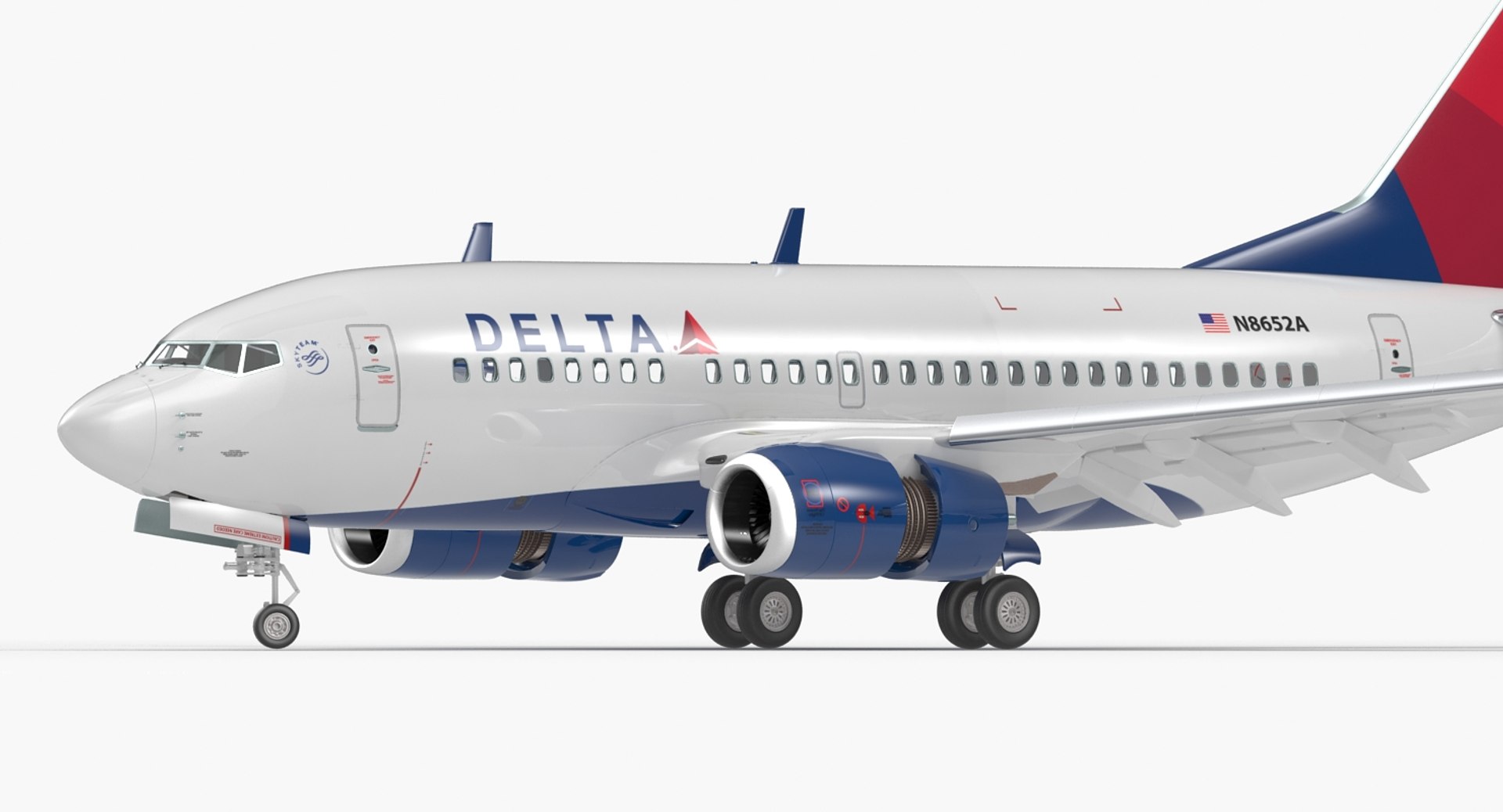 Boeing 737-600 delta air lines model - TurboSquid 1151370