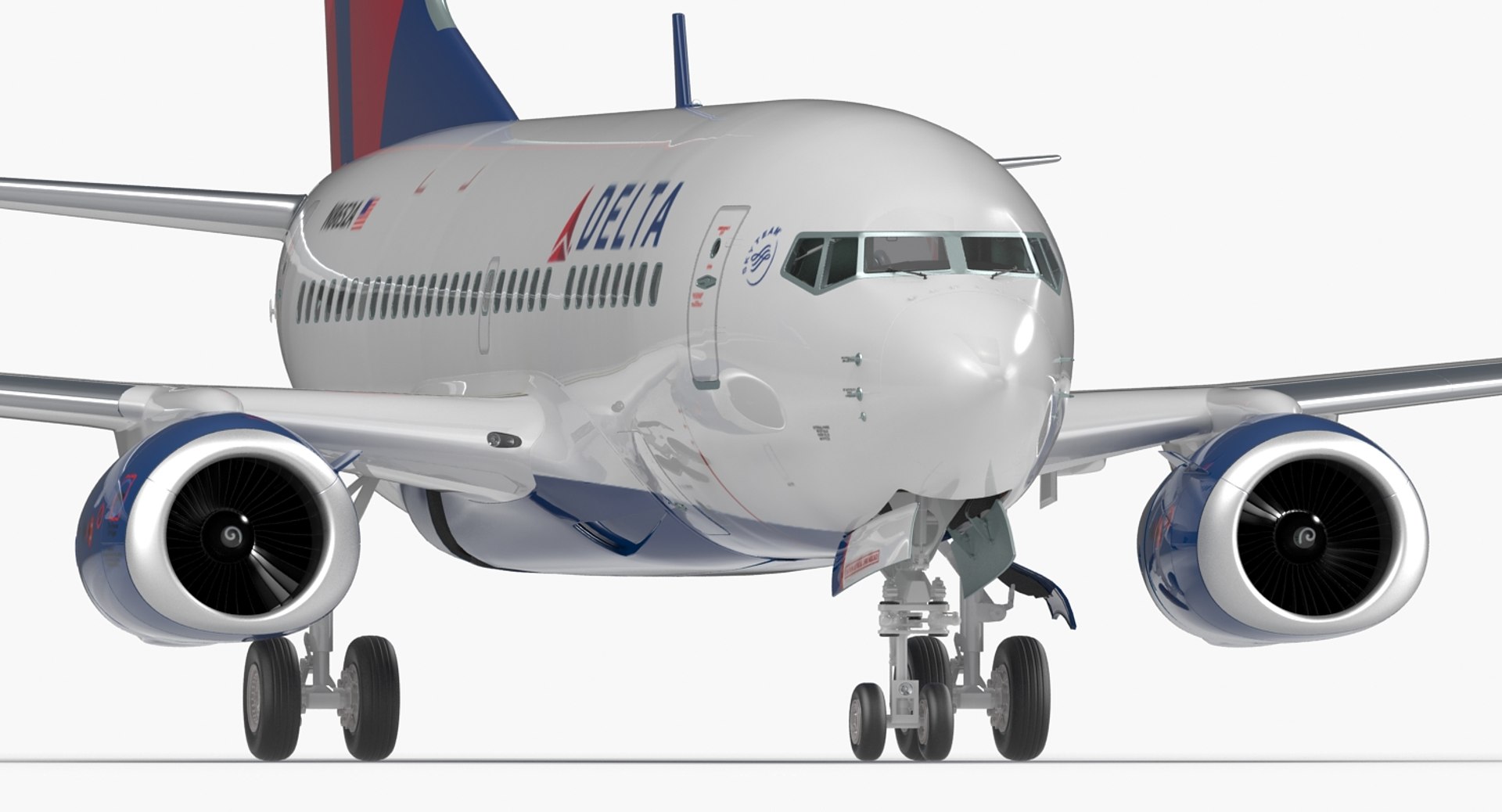Boeing 737-600 delta air lines model - TurboSquid 1151370