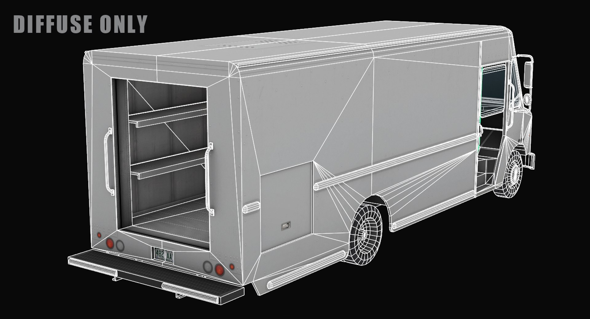 3d Model Of Morgan Olson Step Van