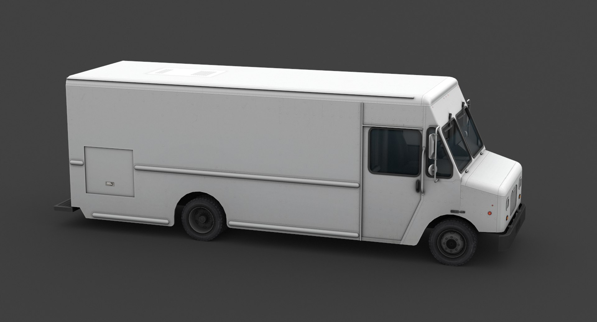 3d Model Of Morgan Olson Step Van