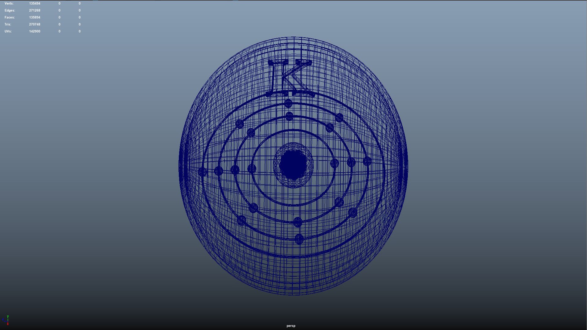 3D model Potassium Atom - TurboSquid 2132409