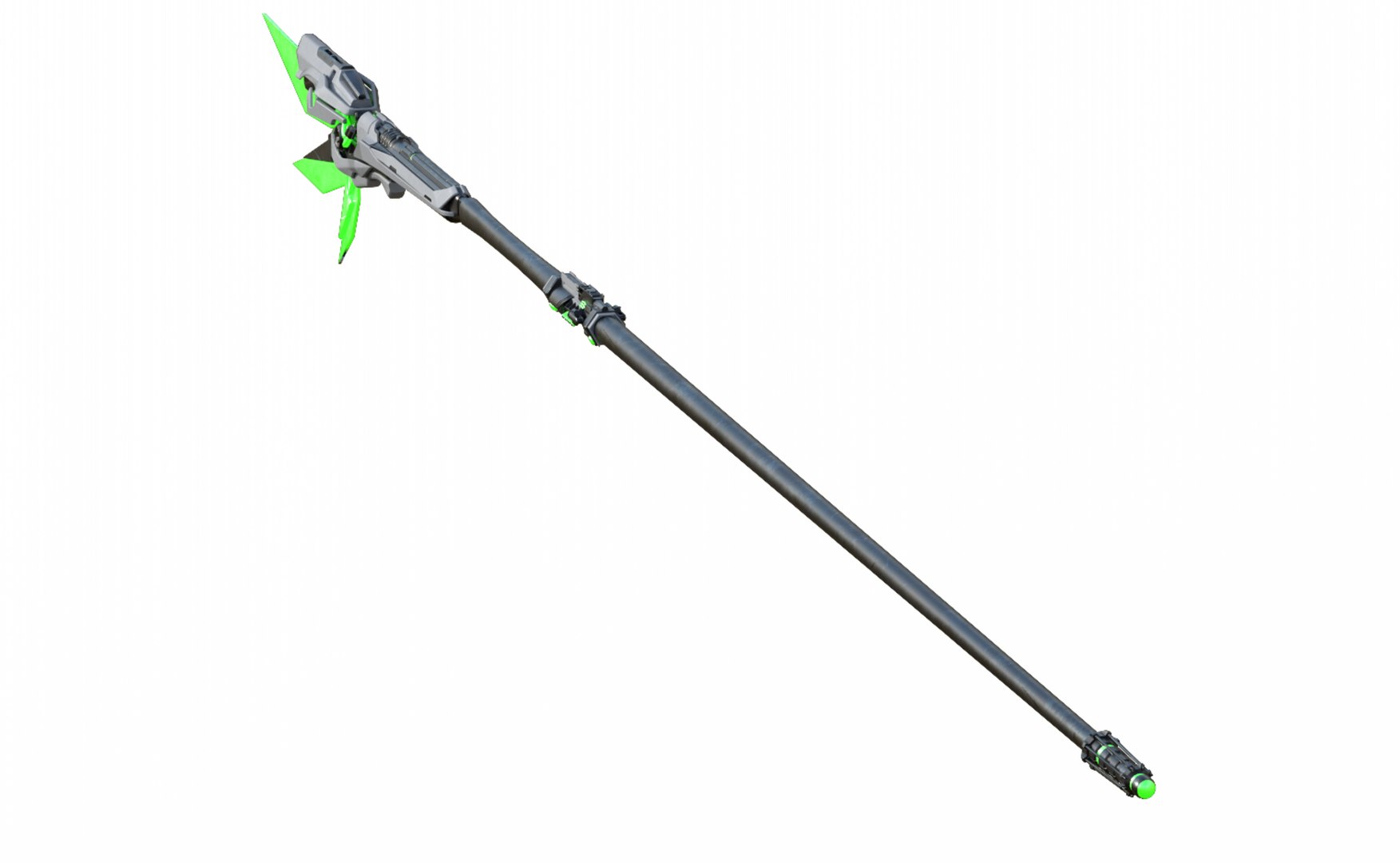 Green Staff Highpoly Model 3D - TurboSquid 2099468