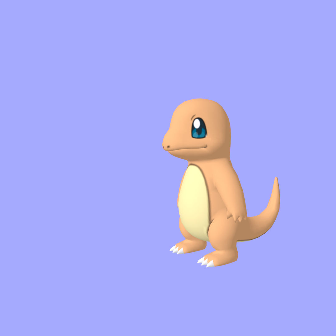 Pokemon Charmander 3D - TurboSquid 1413273