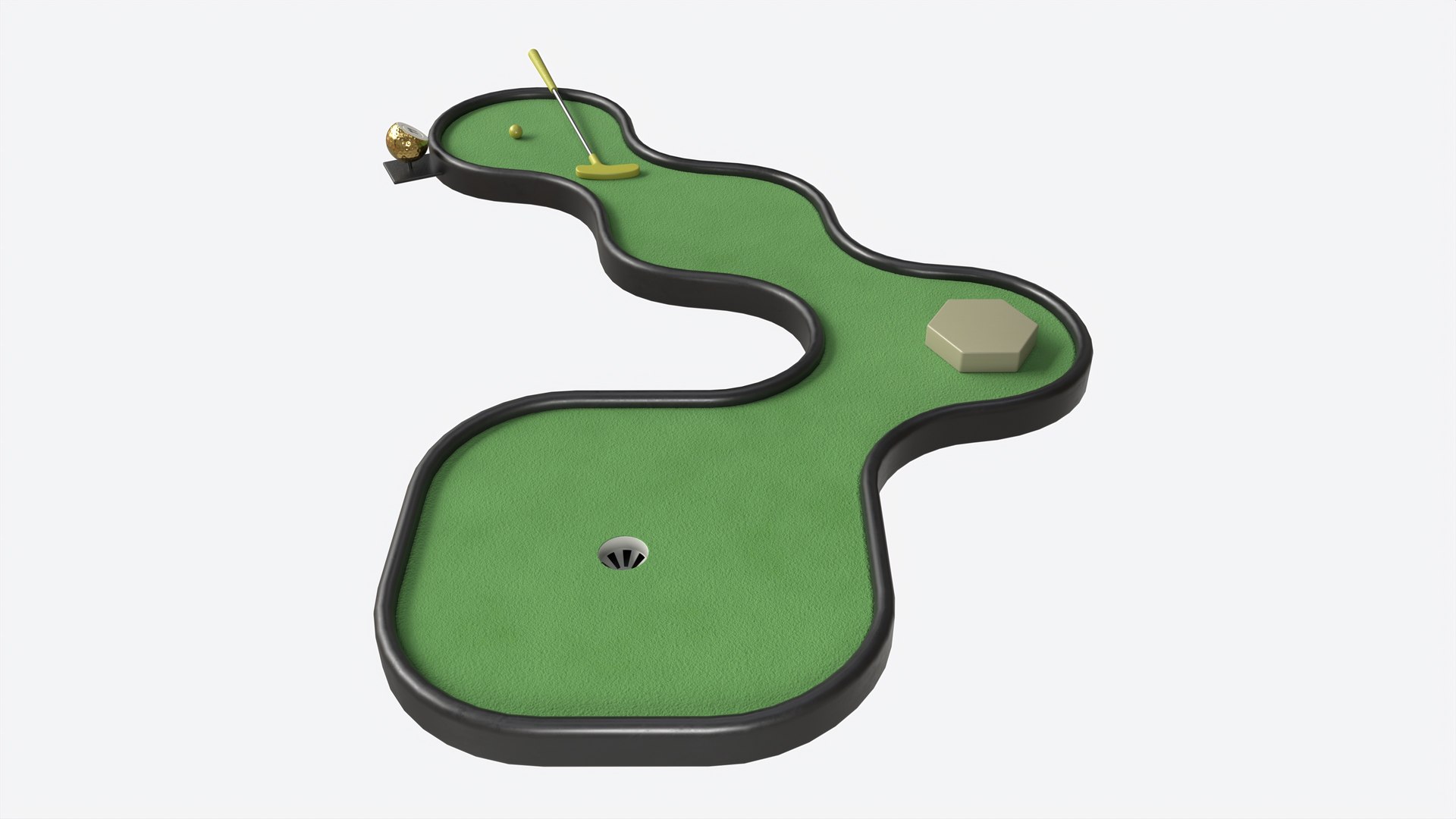Miniature Golf Course 11 3D Model - TurboSquid 2114477