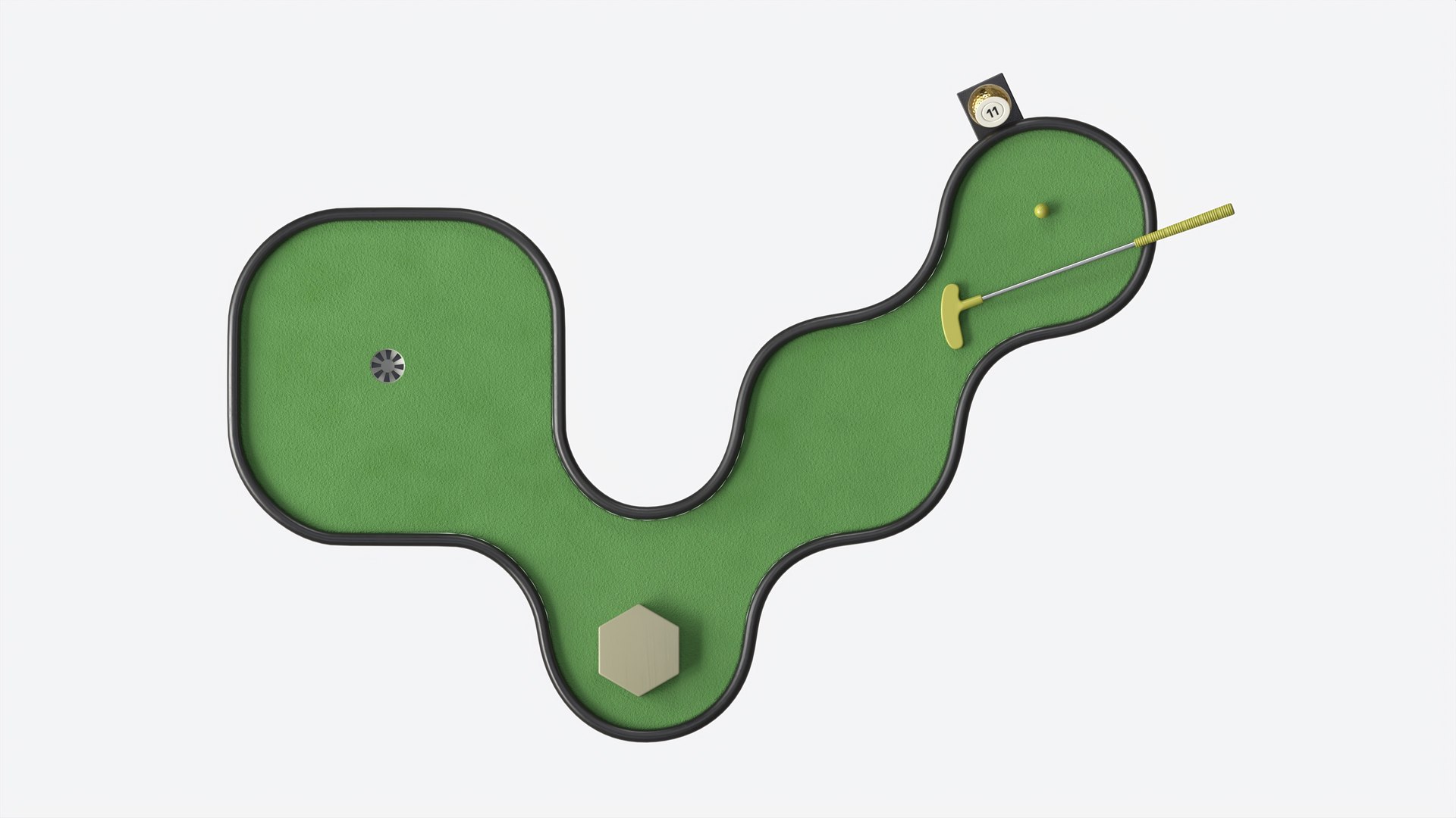 Miniature Golf Course 11 3D Model - TurboSquid 2114477