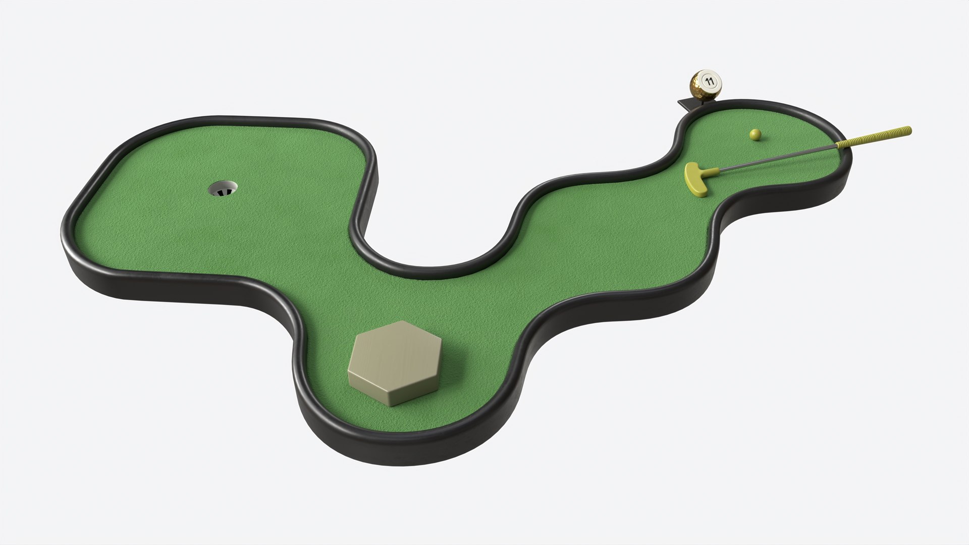 Miniature Golf Course 11 3D Model - TurboSquid 2114477
