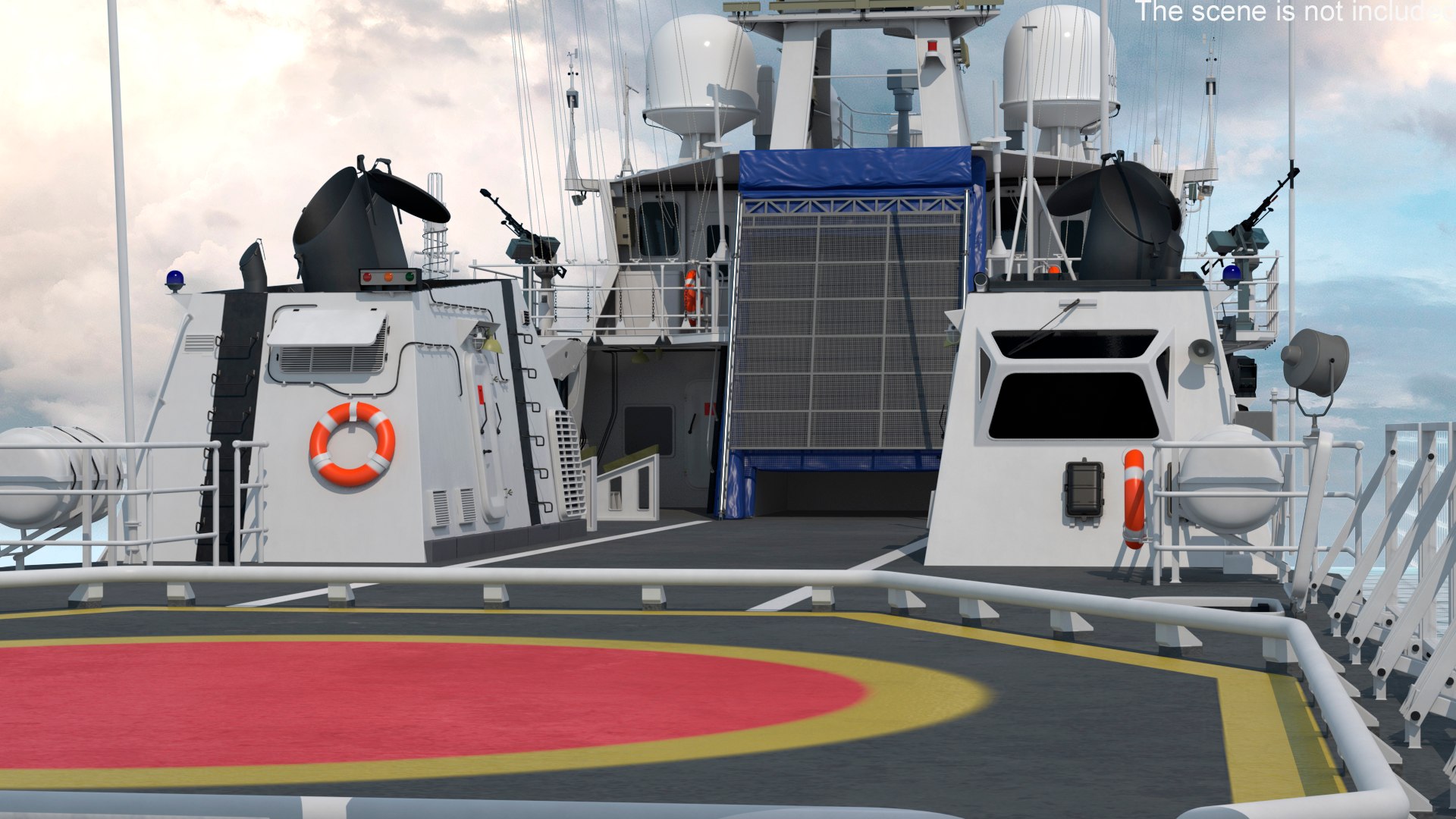 3D Russian Coast Guard Ship 22460 Okhotnik Model - TurboSquid 2279825