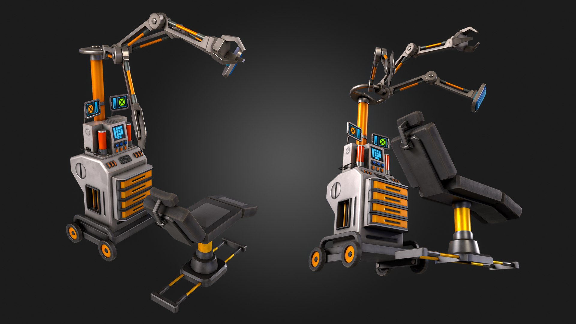 3D SCI-FI Medical Robot Model - TurboSquid 2279580