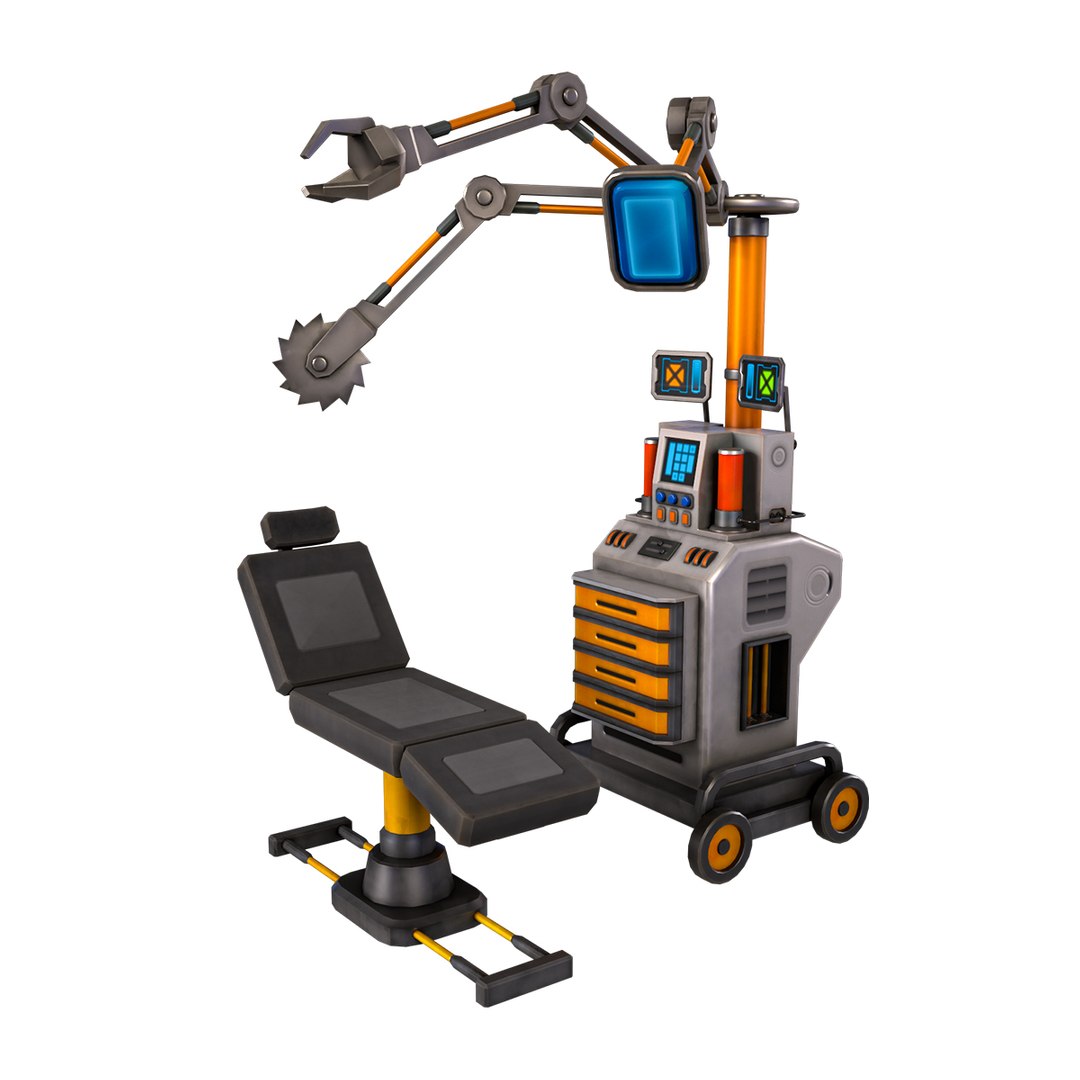 3D SCI-FI Medical Robot Model - TurboSquid 2279580