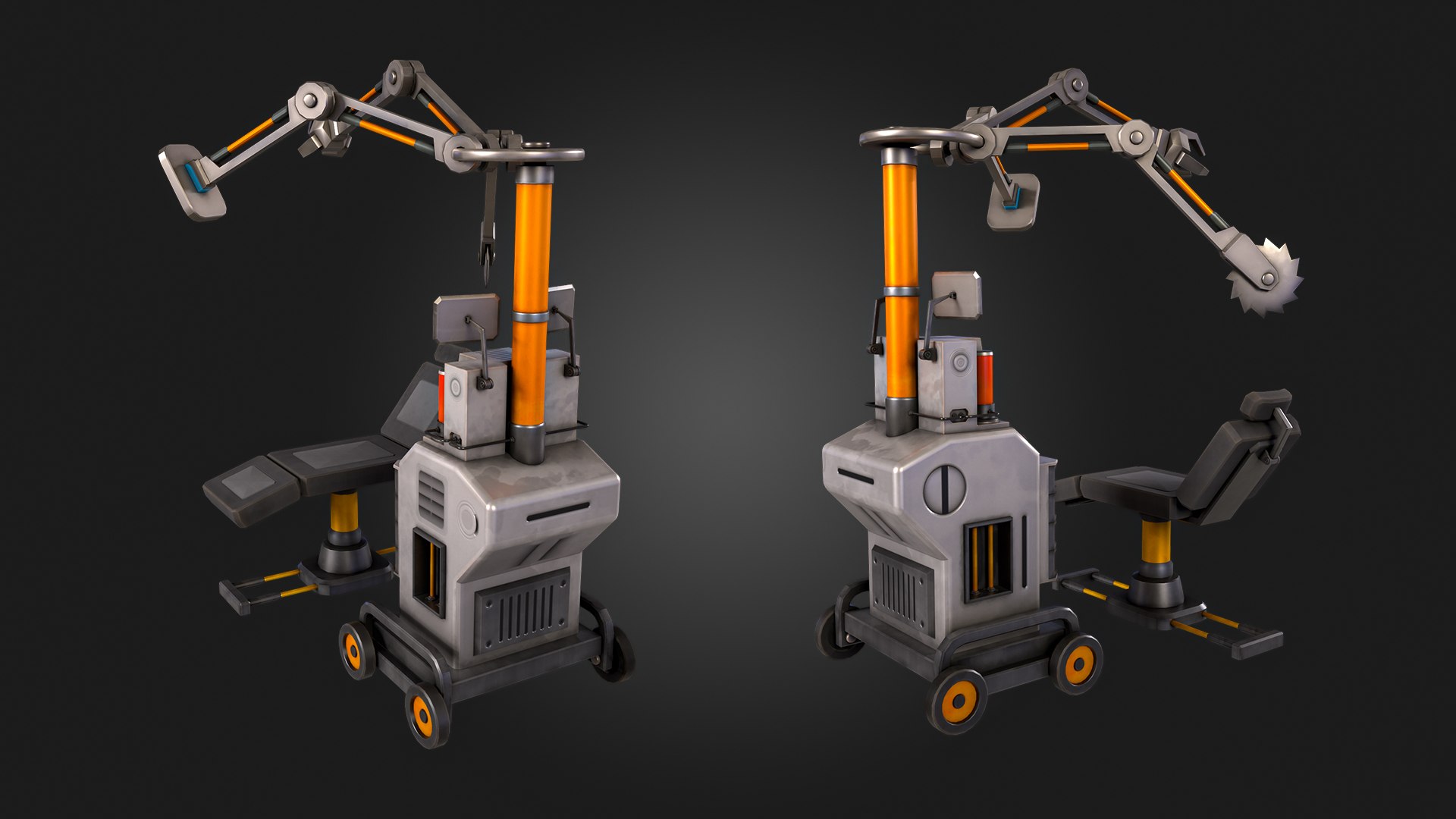 3D SCI-FI Medical Robot Model - TurboSquid 2279580