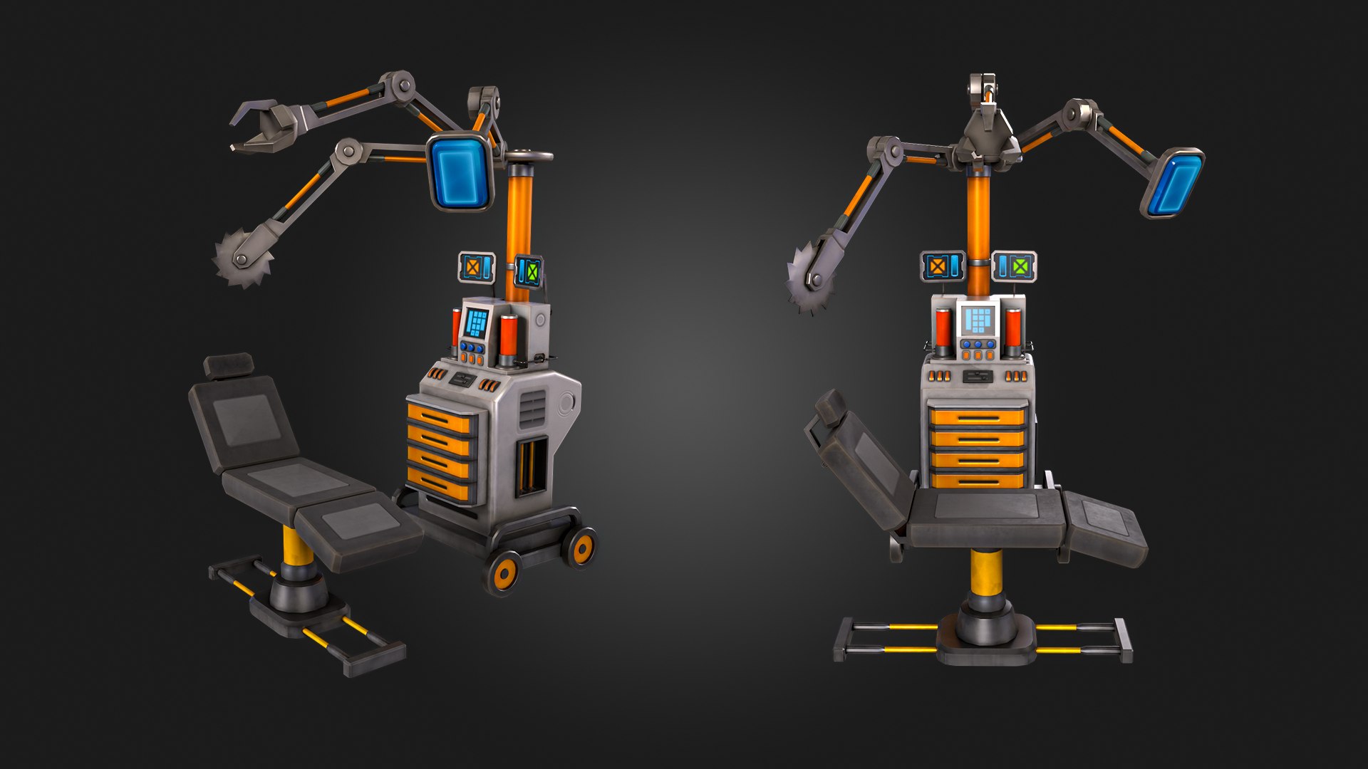 3D SCI-FI Medical Robot Model - TurboSquid 2279580