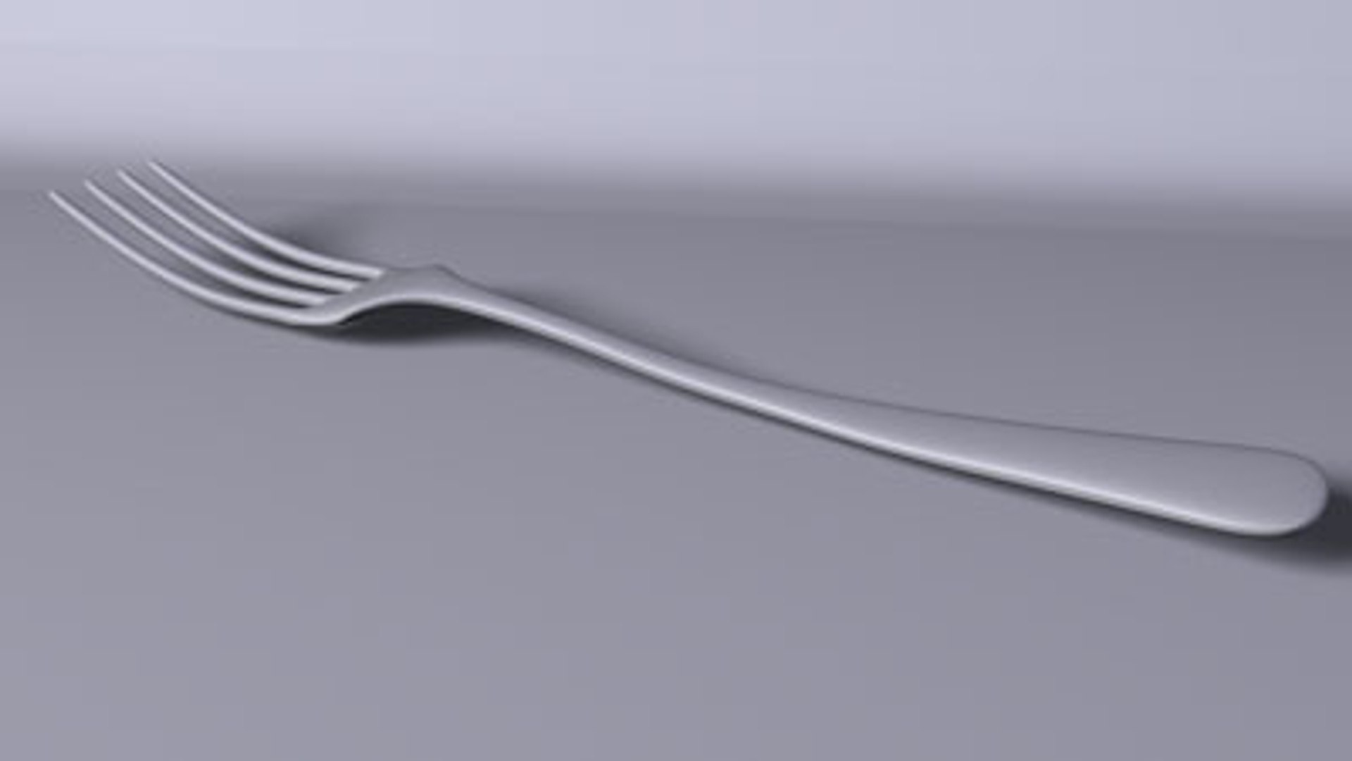 3d model simple fork