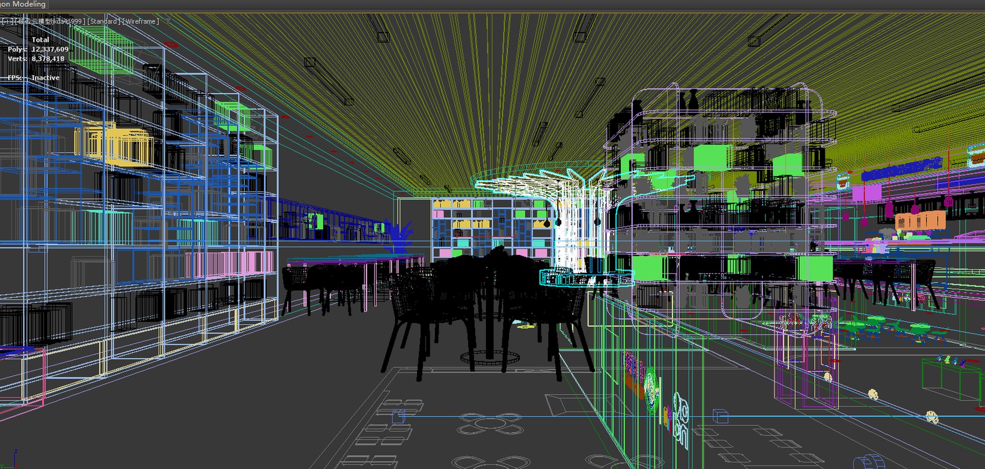 Modern Bookstore Library Model 3D model - TurboSquid 2061235